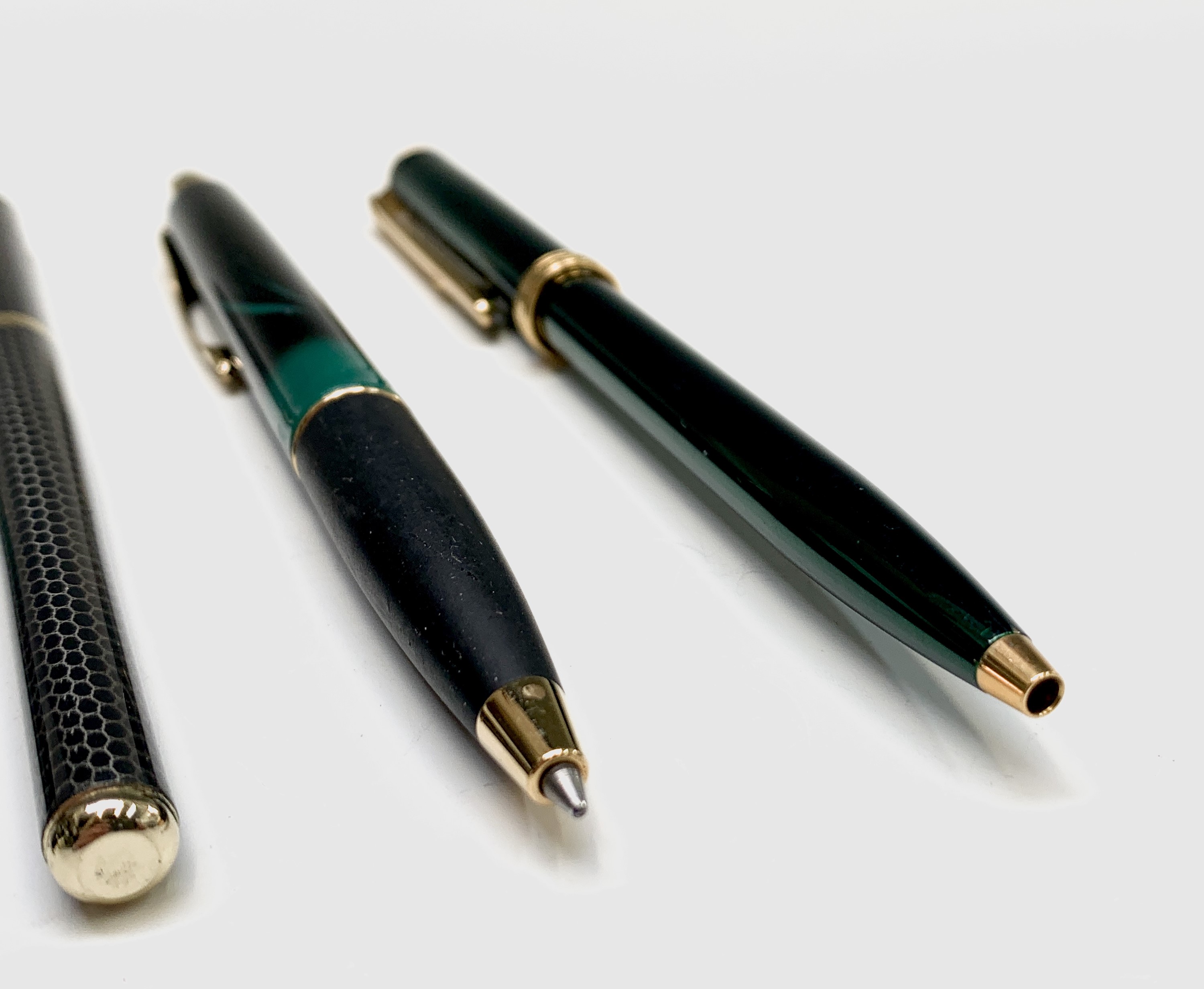 Lot 1130 - A Messenger ballpoint, an Elysee fountain
