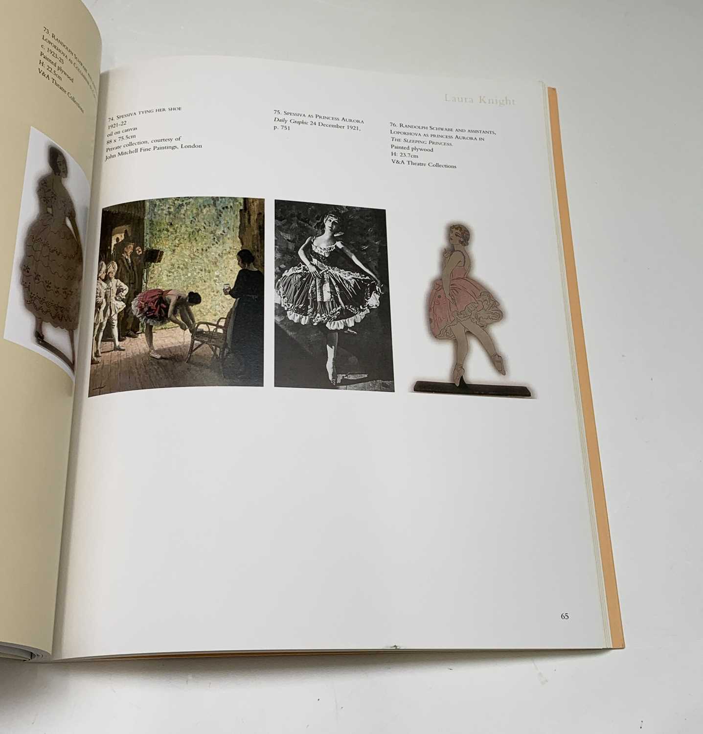 Lot 1320 - 'Laura Knight at the Theater' the book by