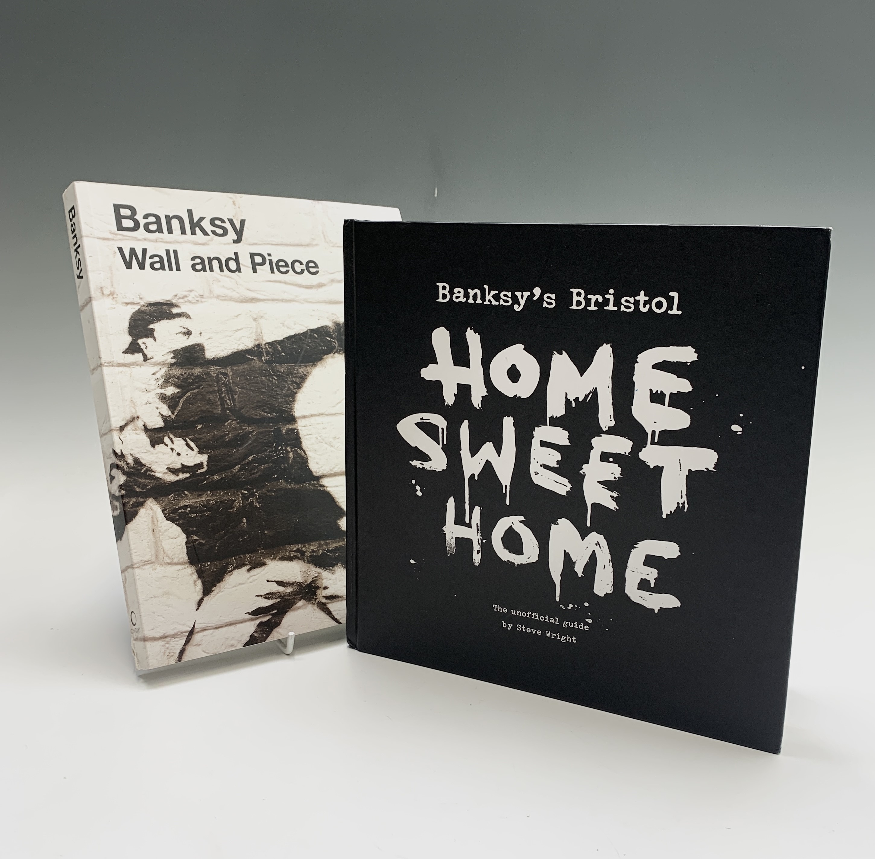 Lot 1332 - Two Banksy books 'Wall and Piece' and 'Home