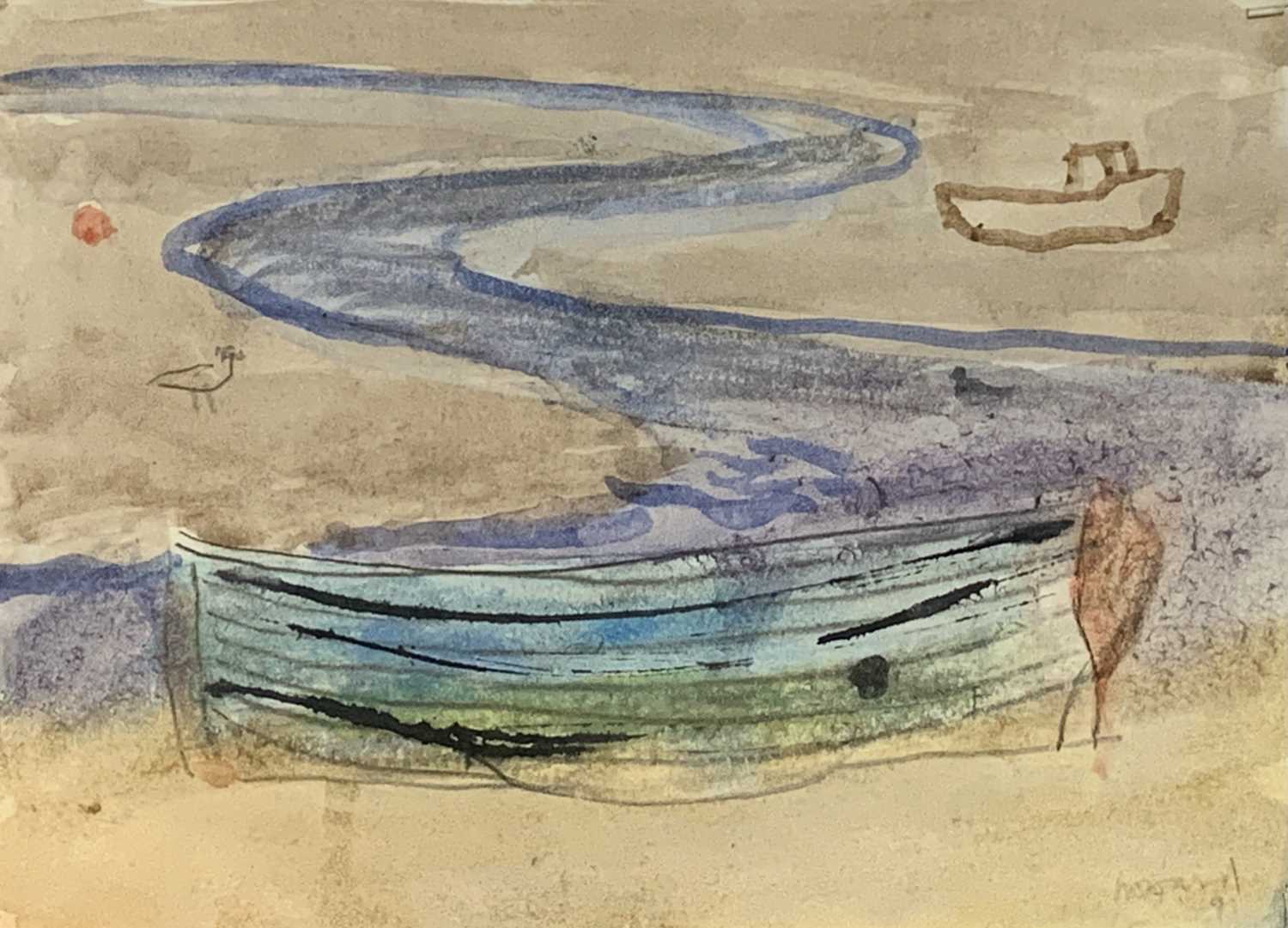 Lot 269 - Charles HOWARD (1922) Boat and Mudflats,