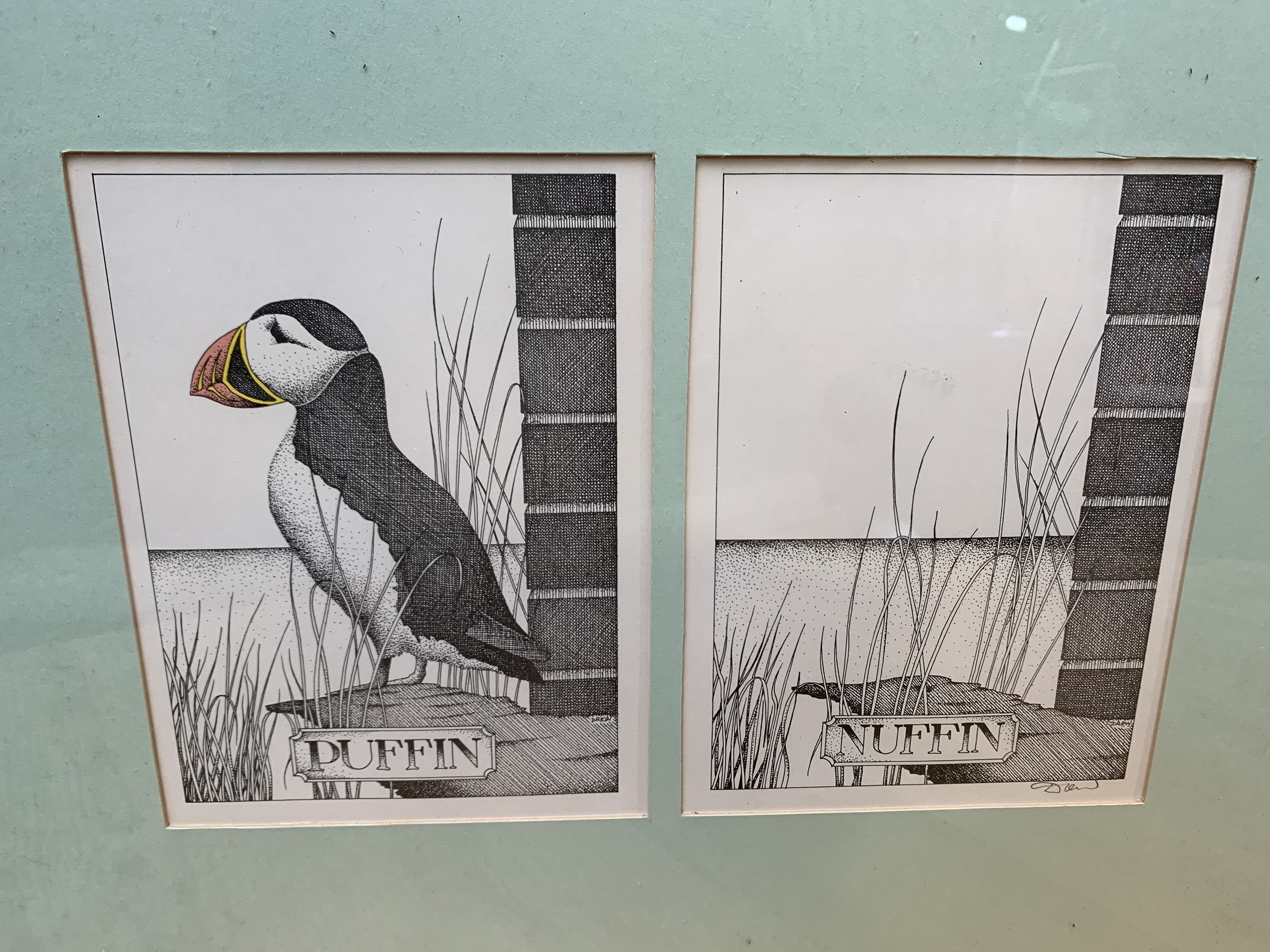 Lot 26 - Simon Drew (1952), 'Puffin, Nuffin', A