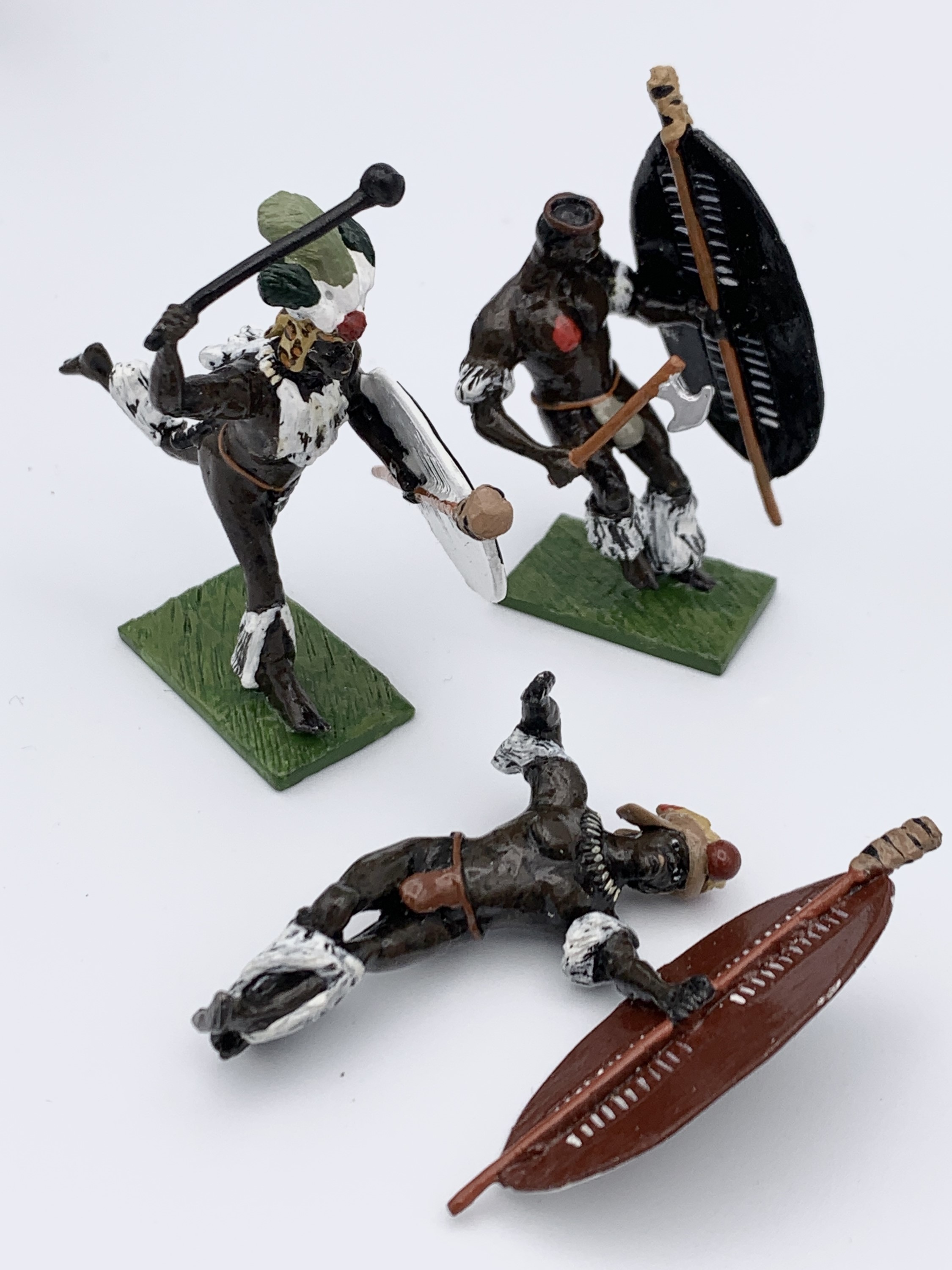 Lot 657 - Little Legion - Toy Soldiers - Zulu Warriors