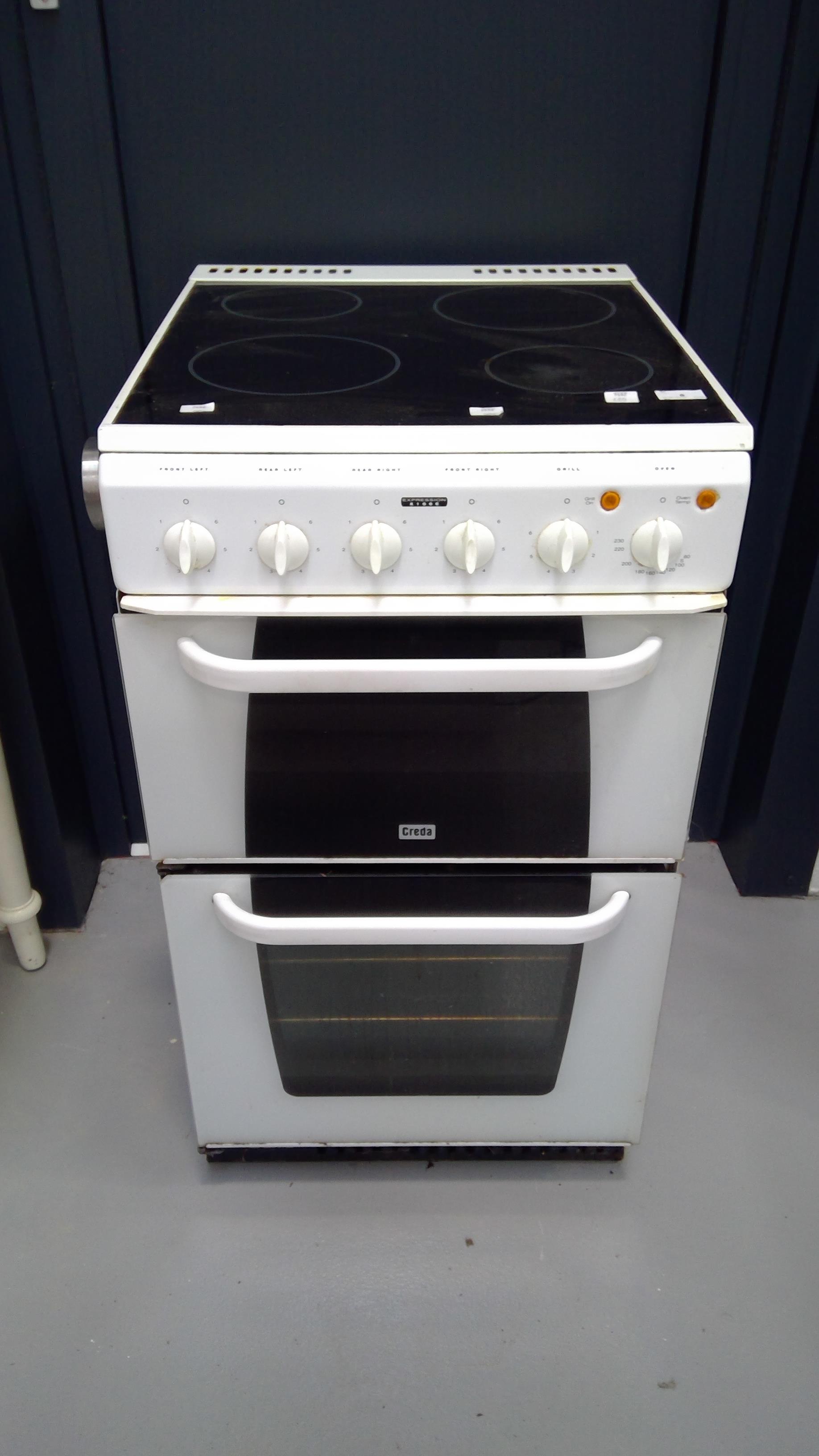 Lot 8 - A Creda free-standing double oven cooker