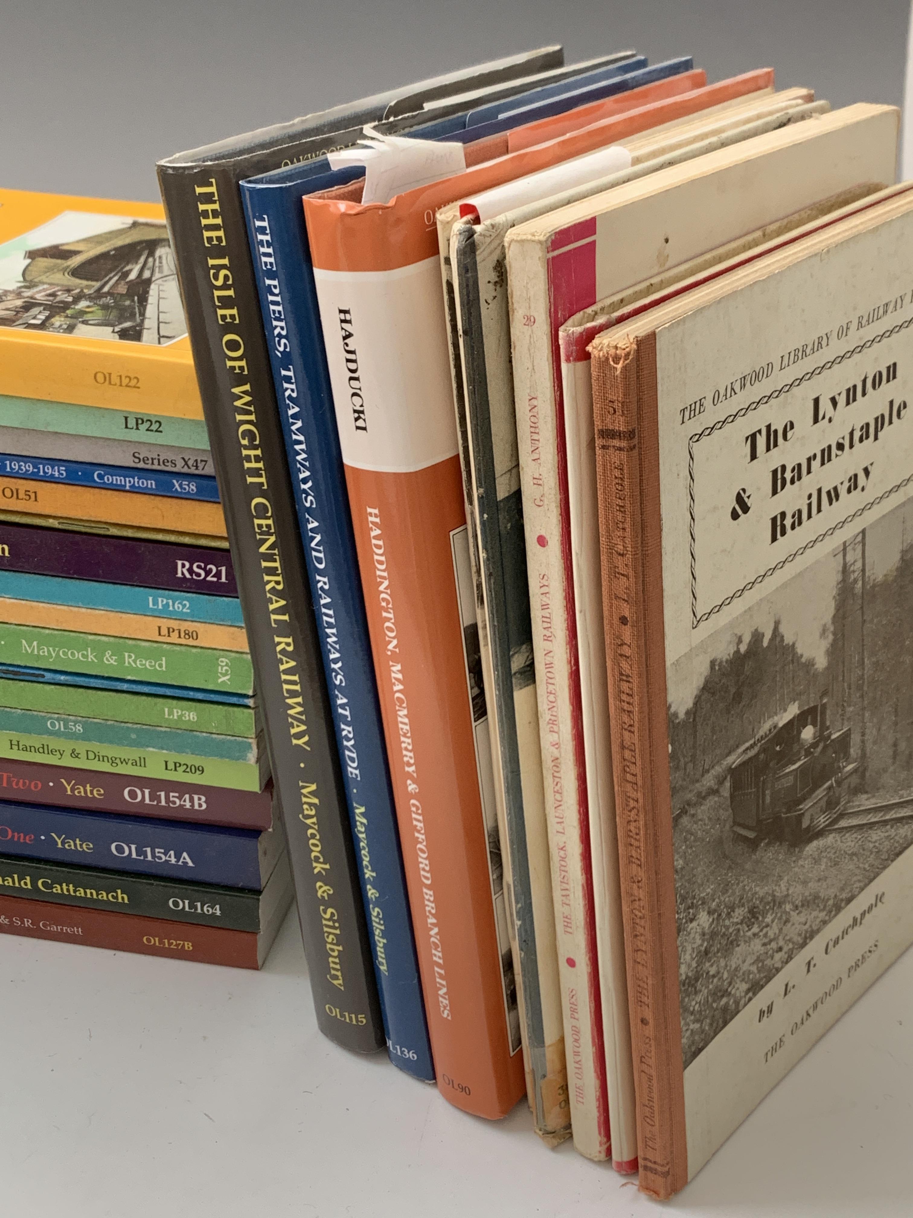 Lot 403 - Oakwood Press Railway Books - 2 boxes