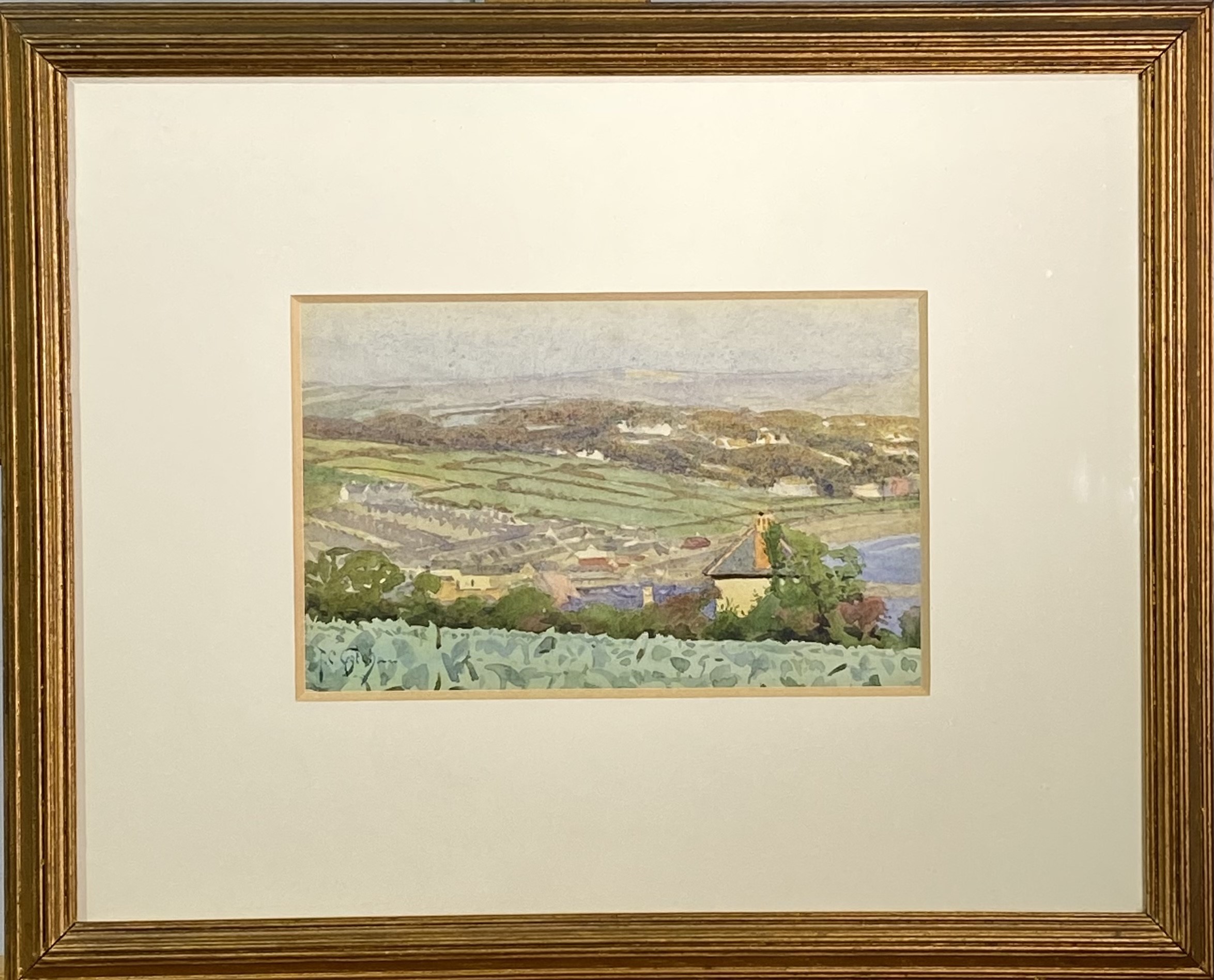 Lot 30 - Thomas Cooper GOTCH (1854-1931) Fields Above