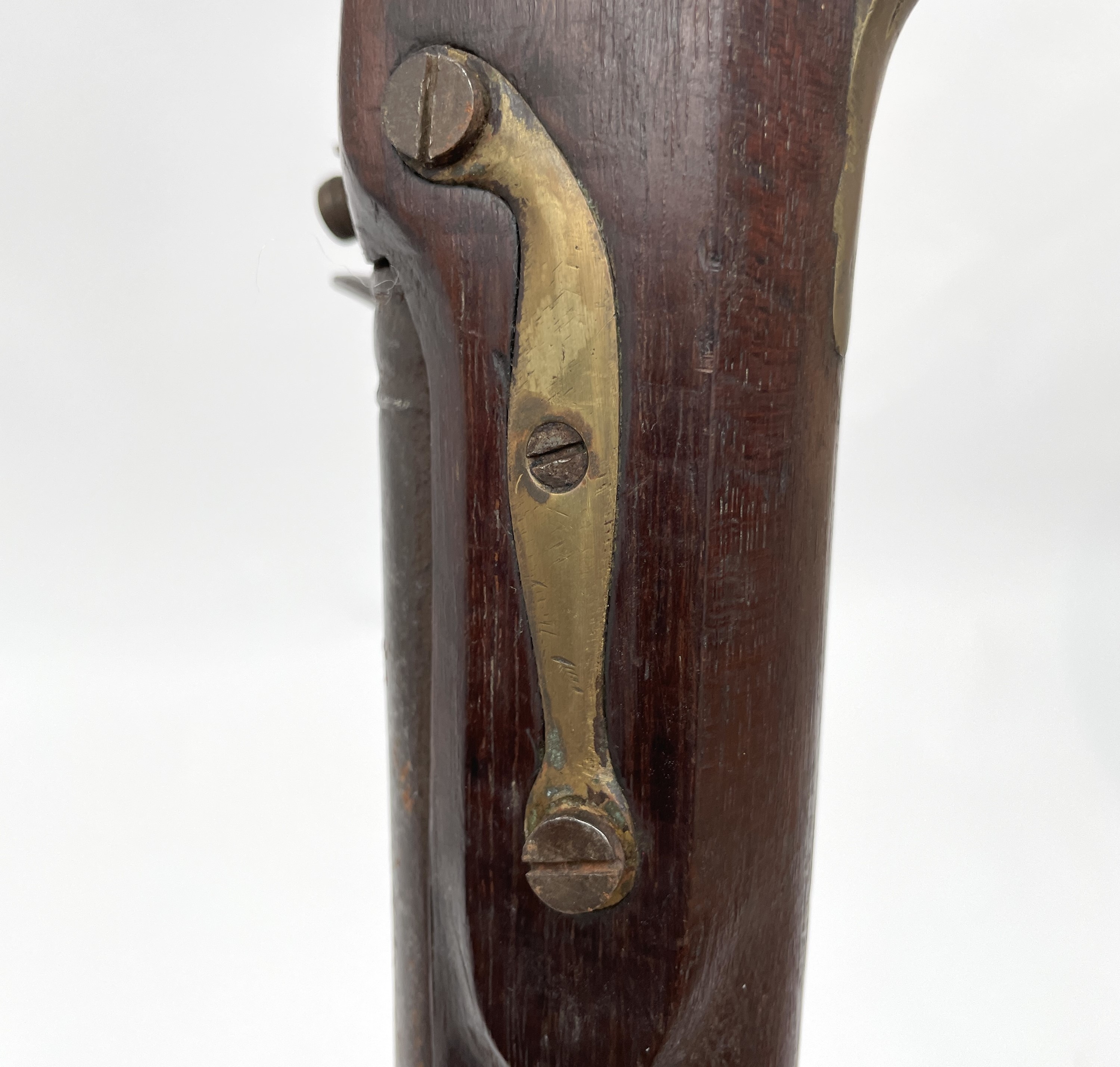Lot 1035 - An Indian flintlock musket, circa 1900, the