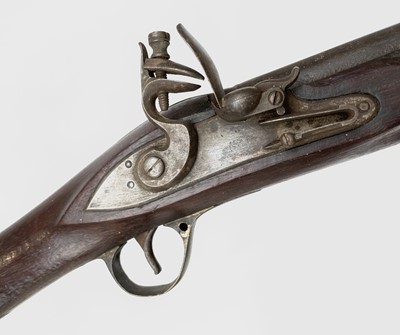 Lot 1035 - An Indian flintlock musket, circa 1900, the