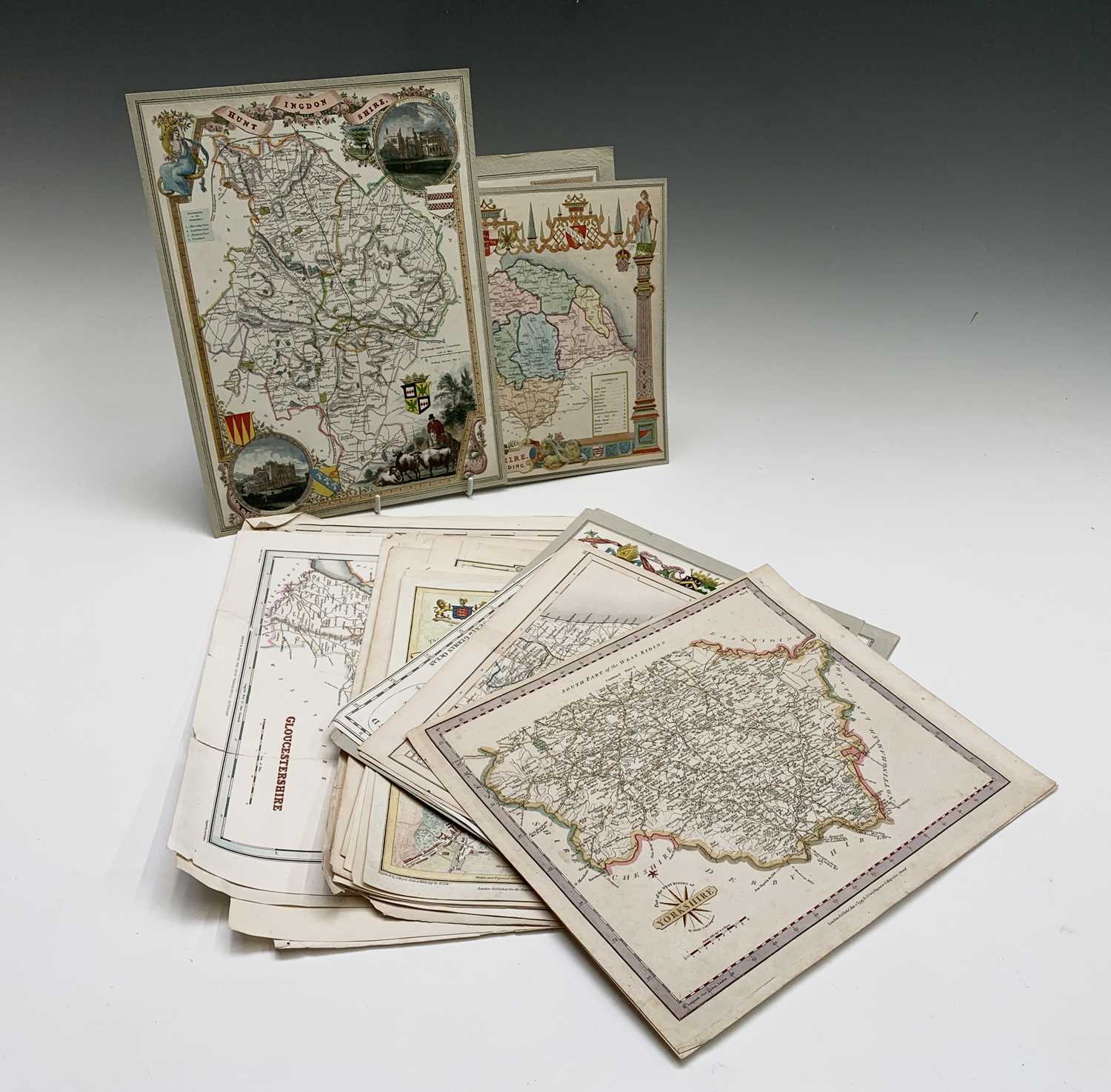 Lot 1229 - MAPS. Predominantly 19th century of various