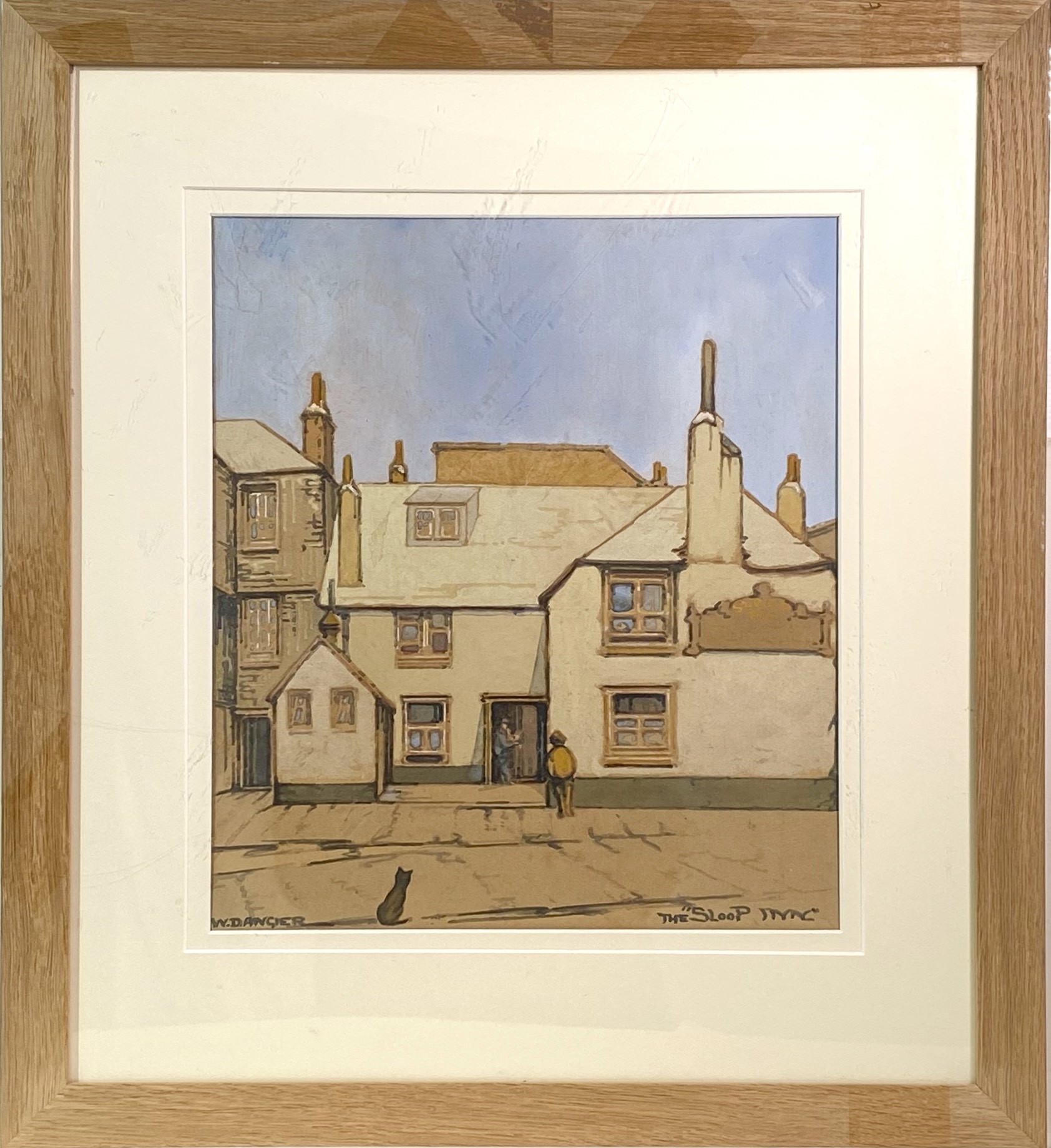 Lot 172 - W Donald ANGIER (XX) The Sloop Inn, St Ives