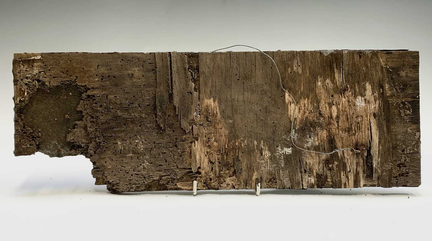 Lot 313 - Nigel HALLARD (1936) Mixed media 16 x 46cm,