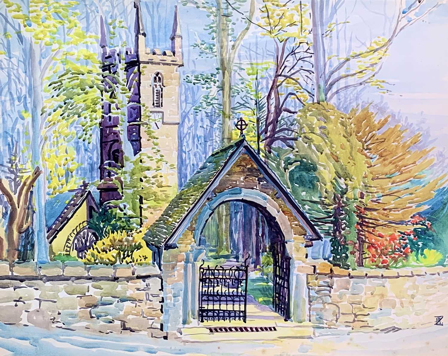 Lot 221 - Rosemary ZIAR (1919-2003) Gulval Church