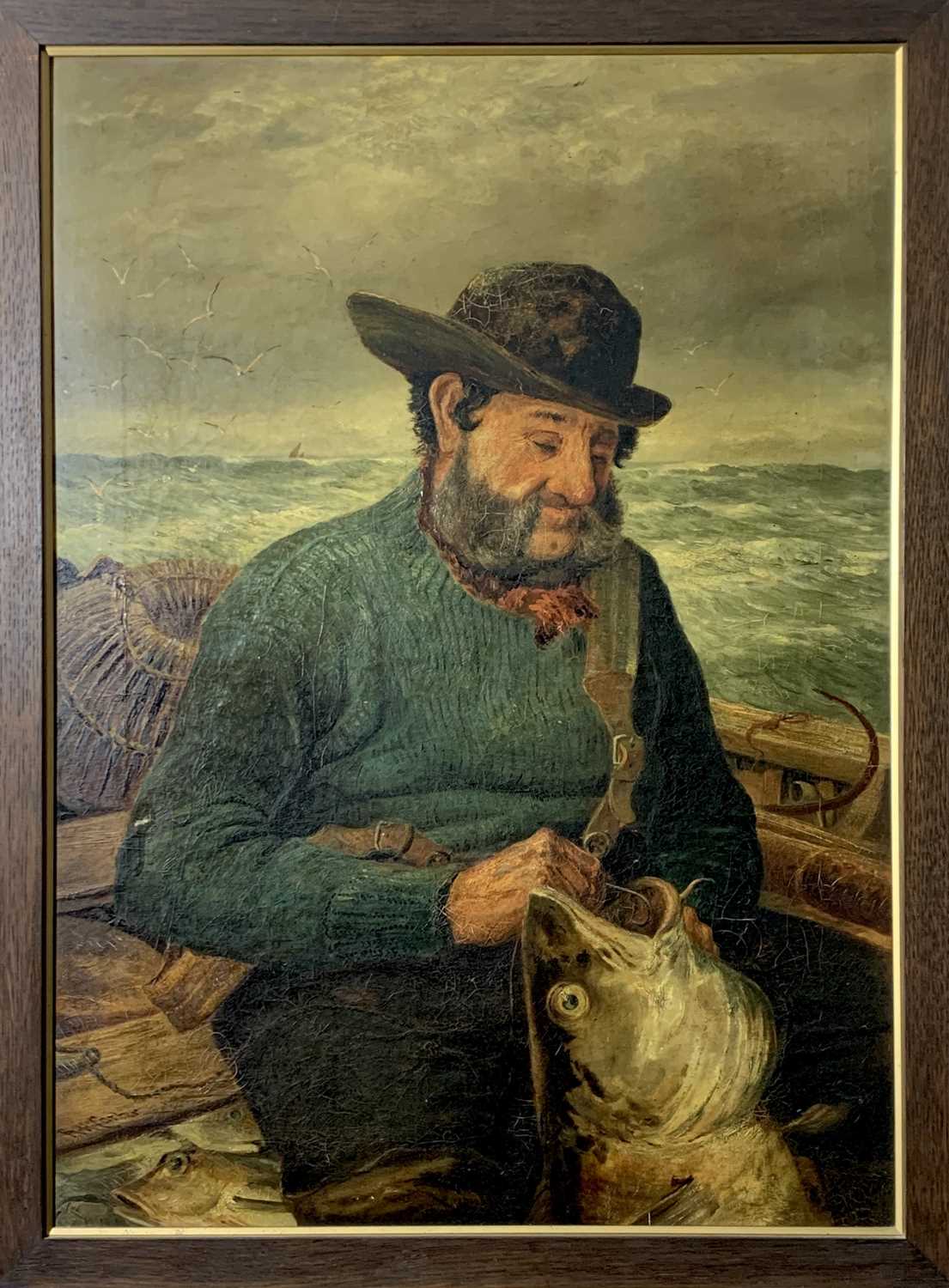 Lot 303 - Richard Harry CARTER (1839-1911) A Fisherman
