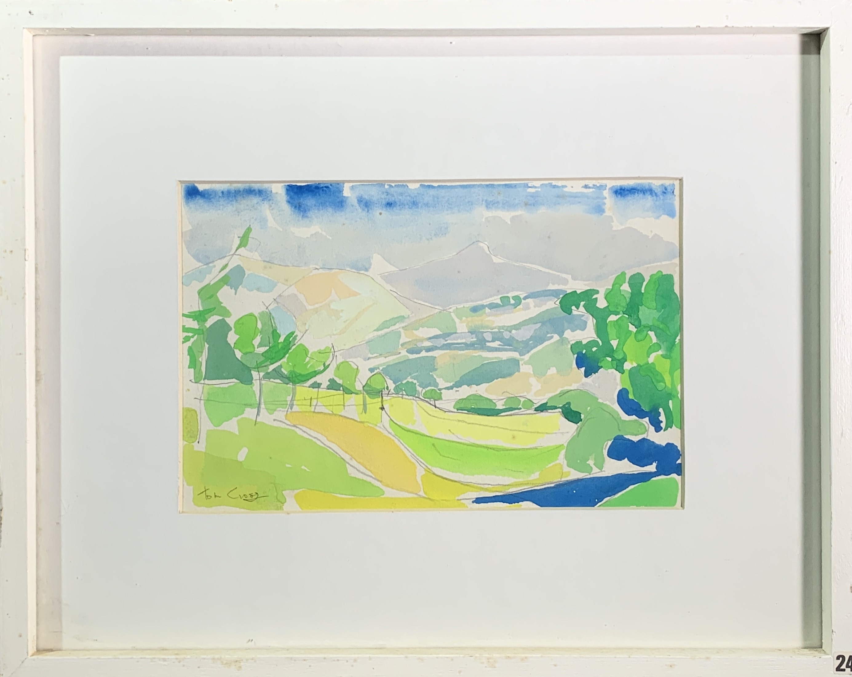 Lot 89 - Tom CROSS (1931-2009) Italian landscape,