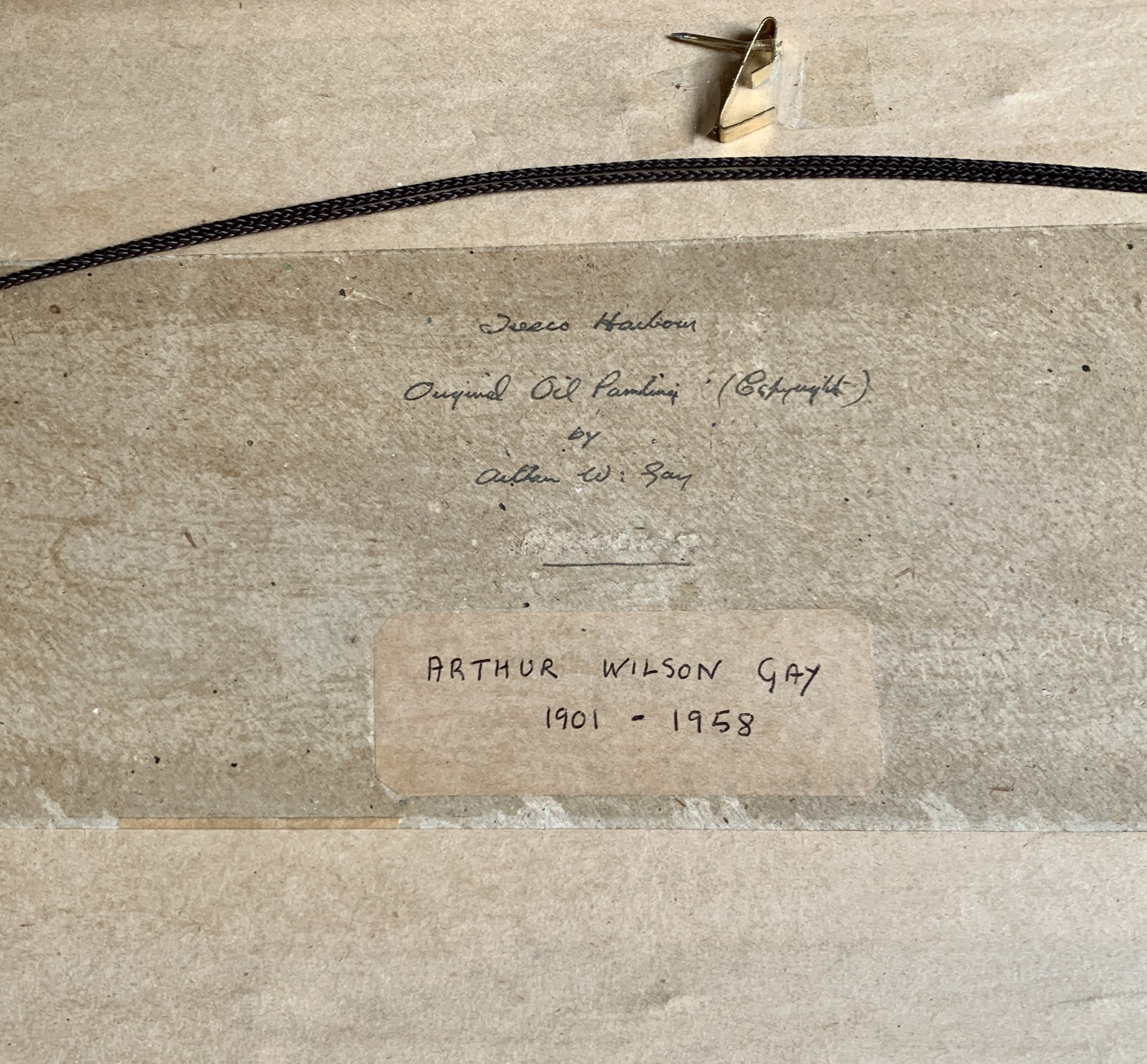 Lot 460 - Arthur Wilson GAY (1901-1948) Tresco,