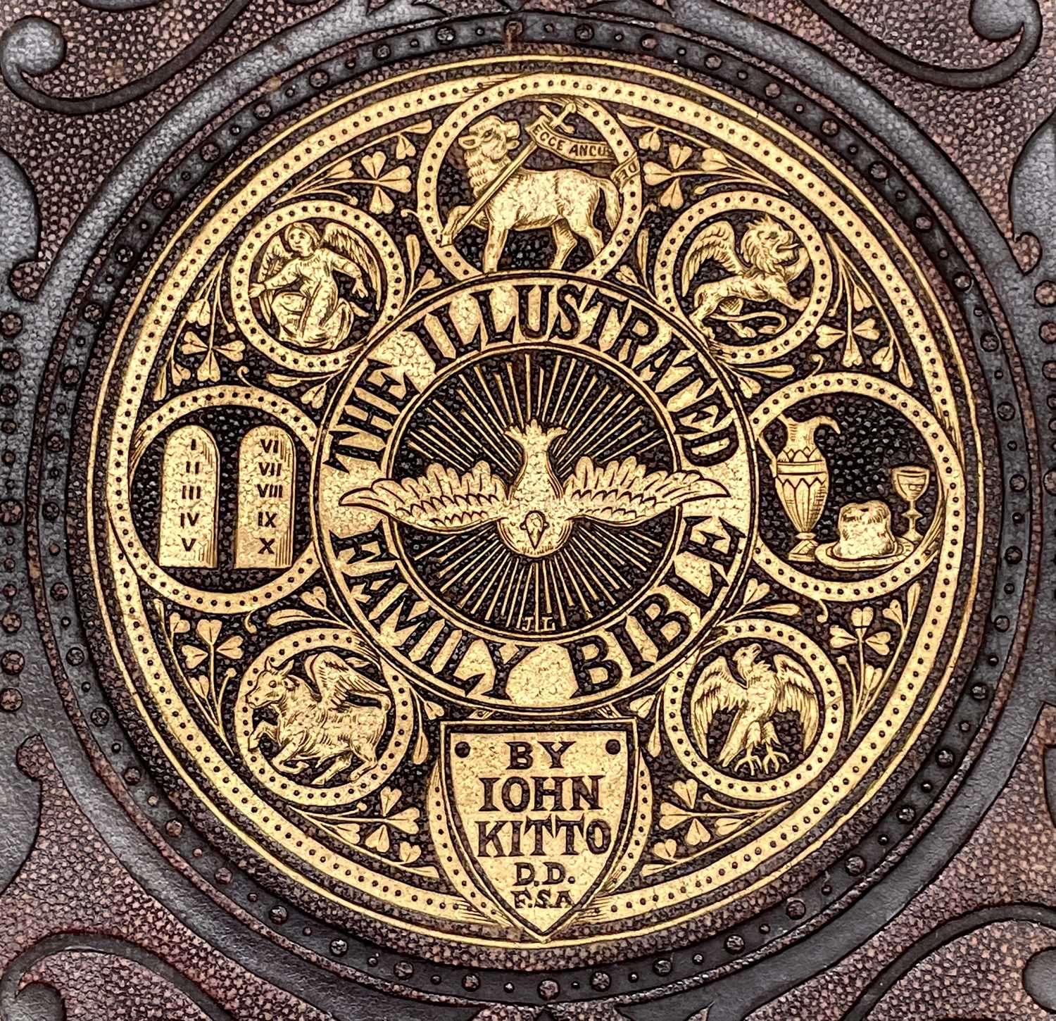 Lot 192 - A Victorian family Bible by John Kitto,