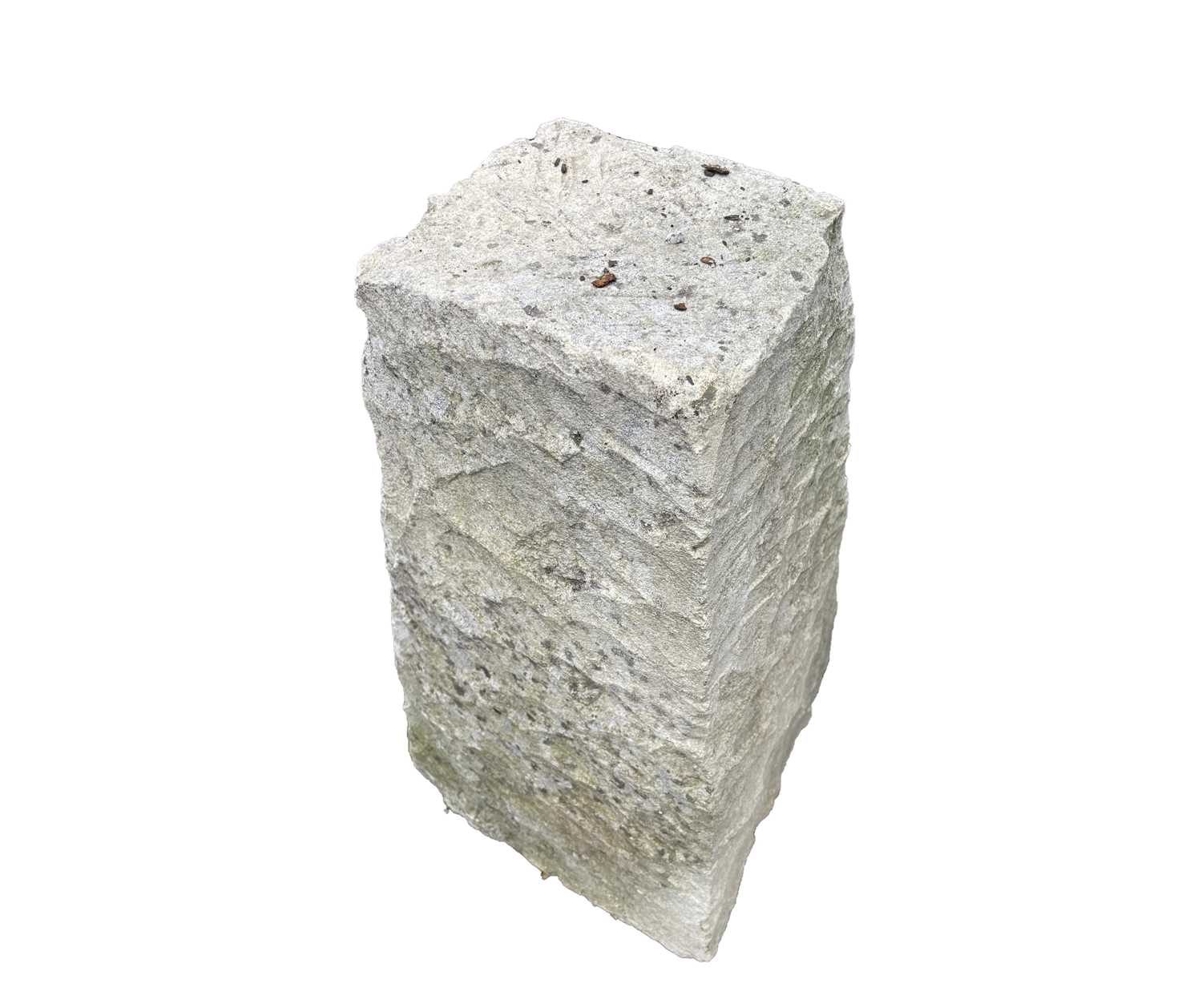 Lot 625 - A limestone staddle stone base. Approx.