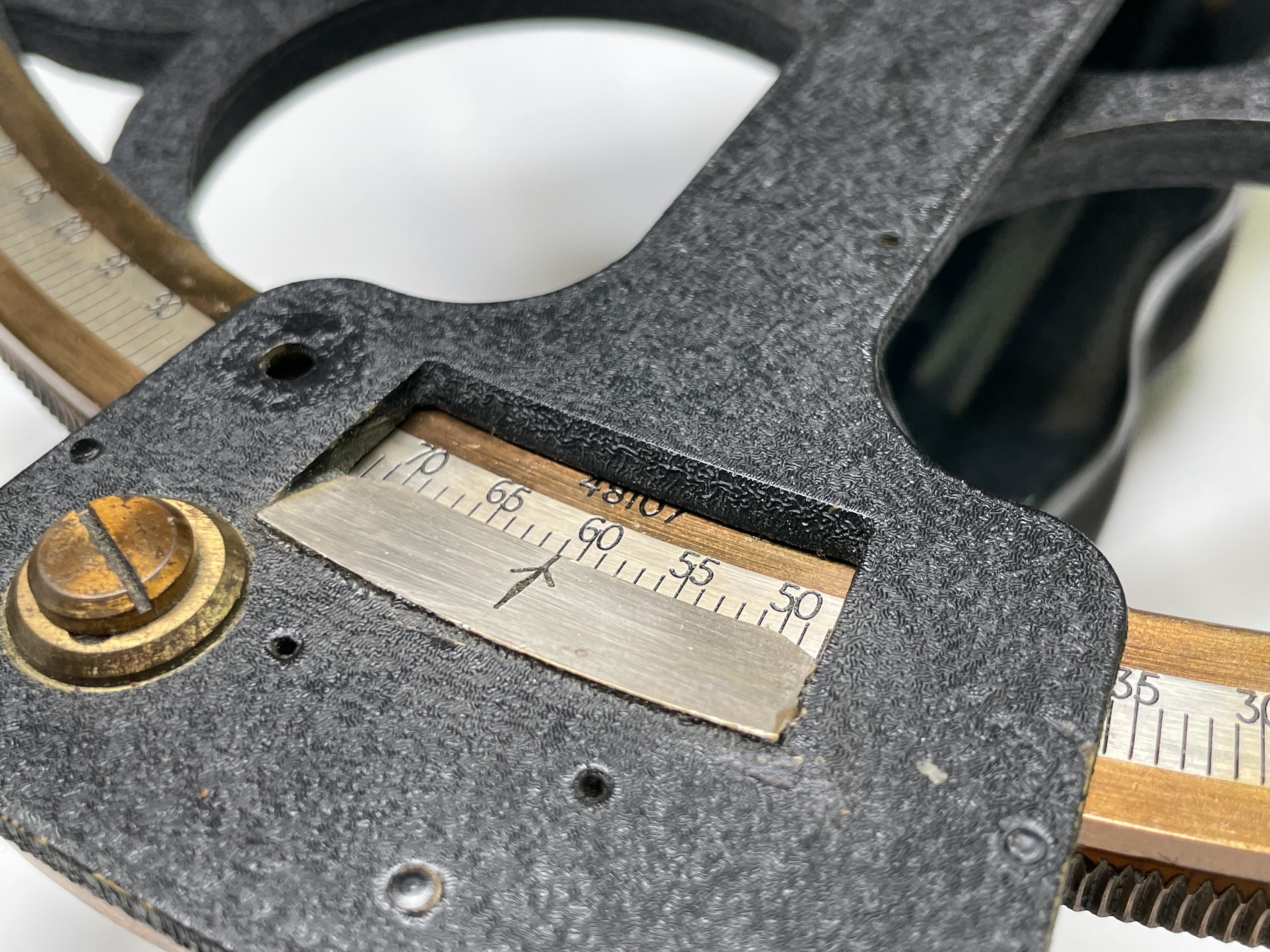 Lot 551 - A Kelvin Hughes sextant, the Husun, named H