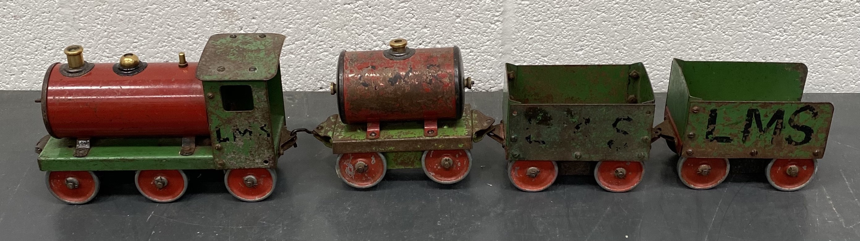 Lot 169 - A scratch built engineer train model.