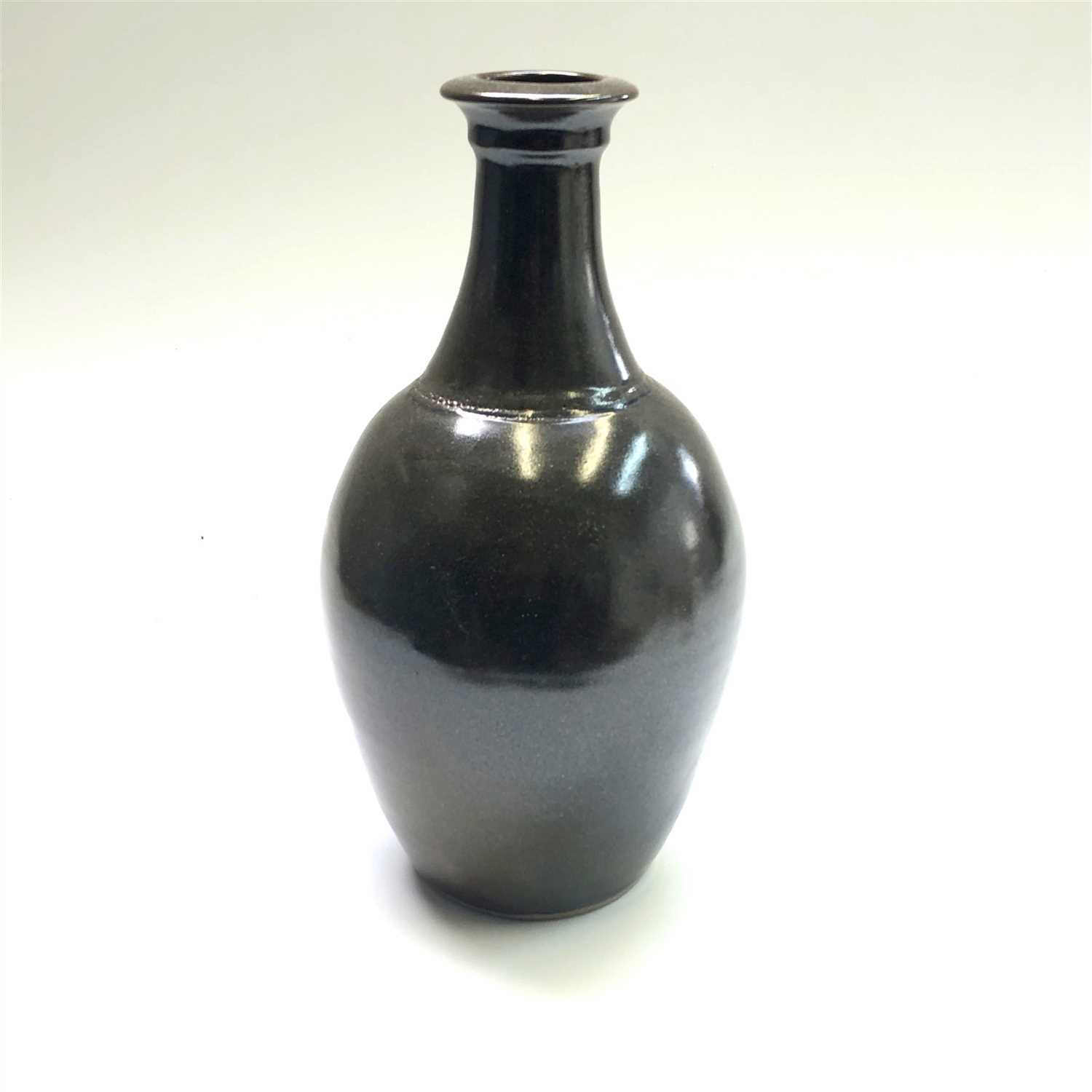 Lot 963 - A Nic Harrison monochrome baluster vase,