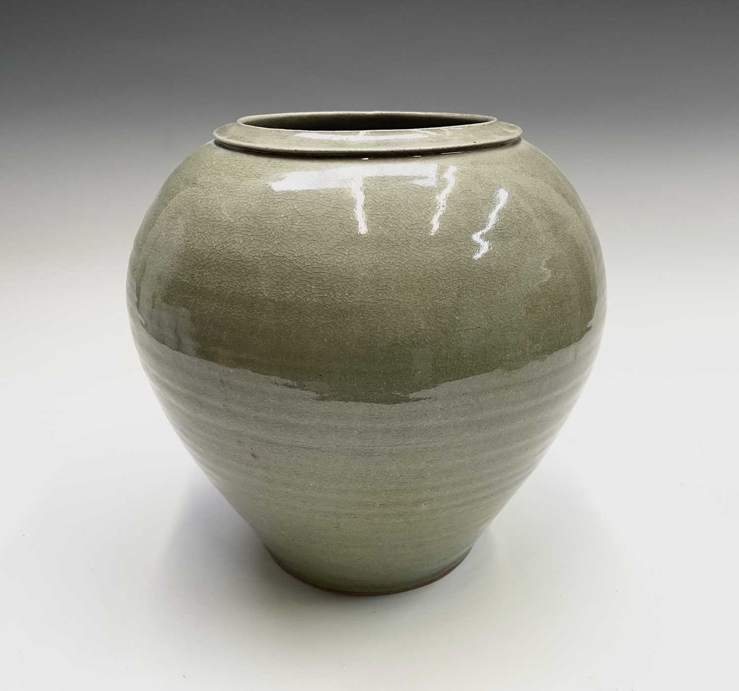 Lot 979 - Jacob Bodilly, A large stoneware studio vase