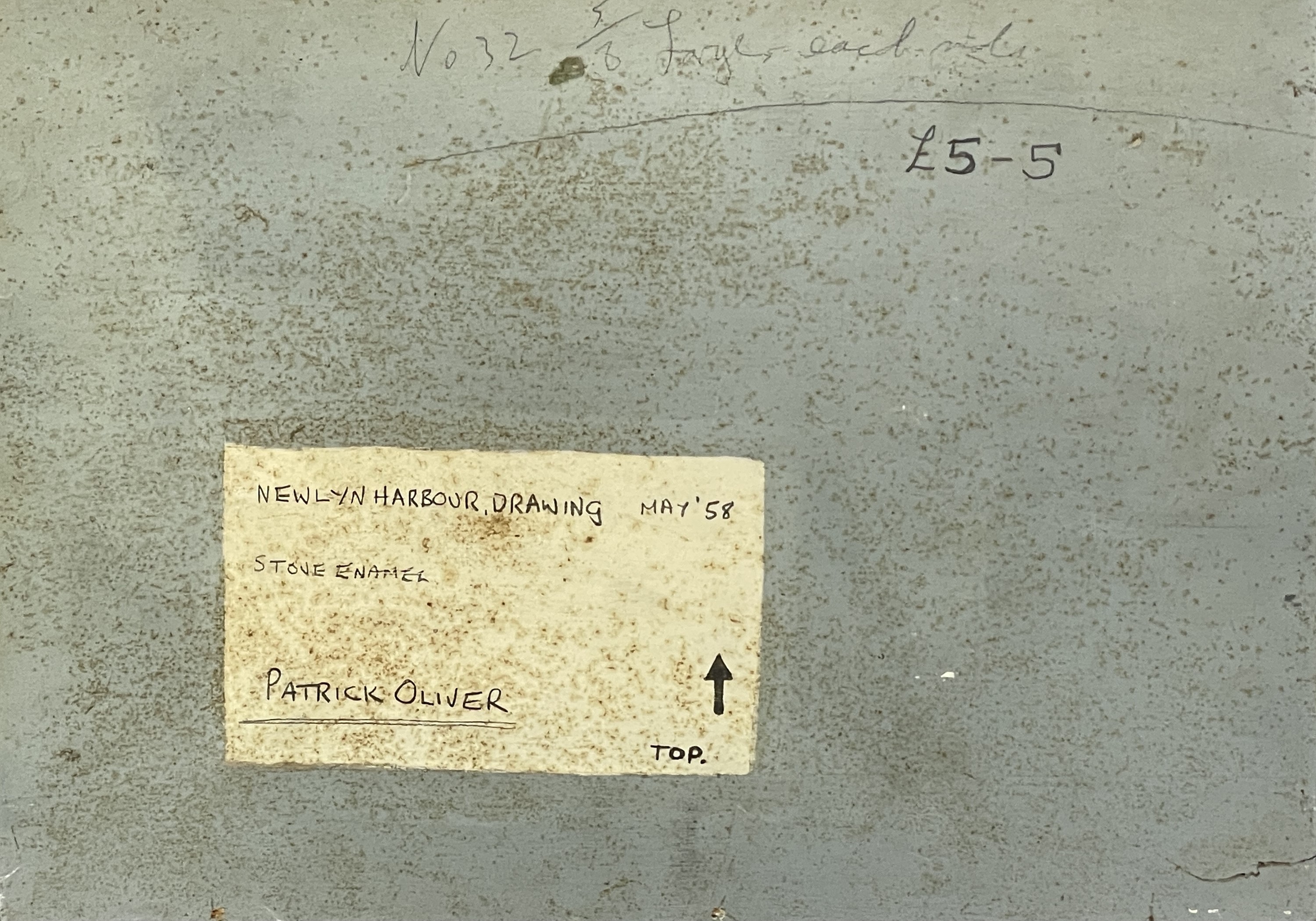 Lot 92 - Patrick OLIVER (1933-2009) Newlyn Harbour,