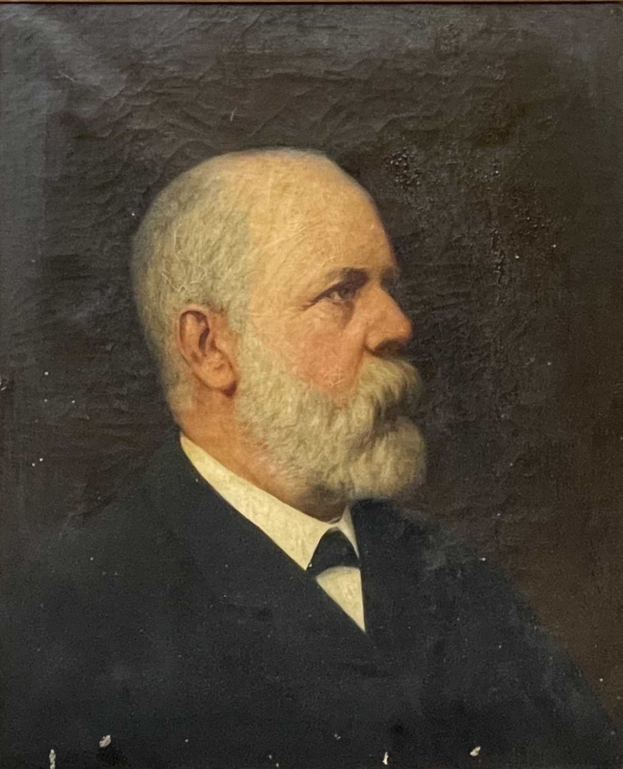 Lot 1114 - Alf ANSELL Portrait of a Gentleman Oil on
