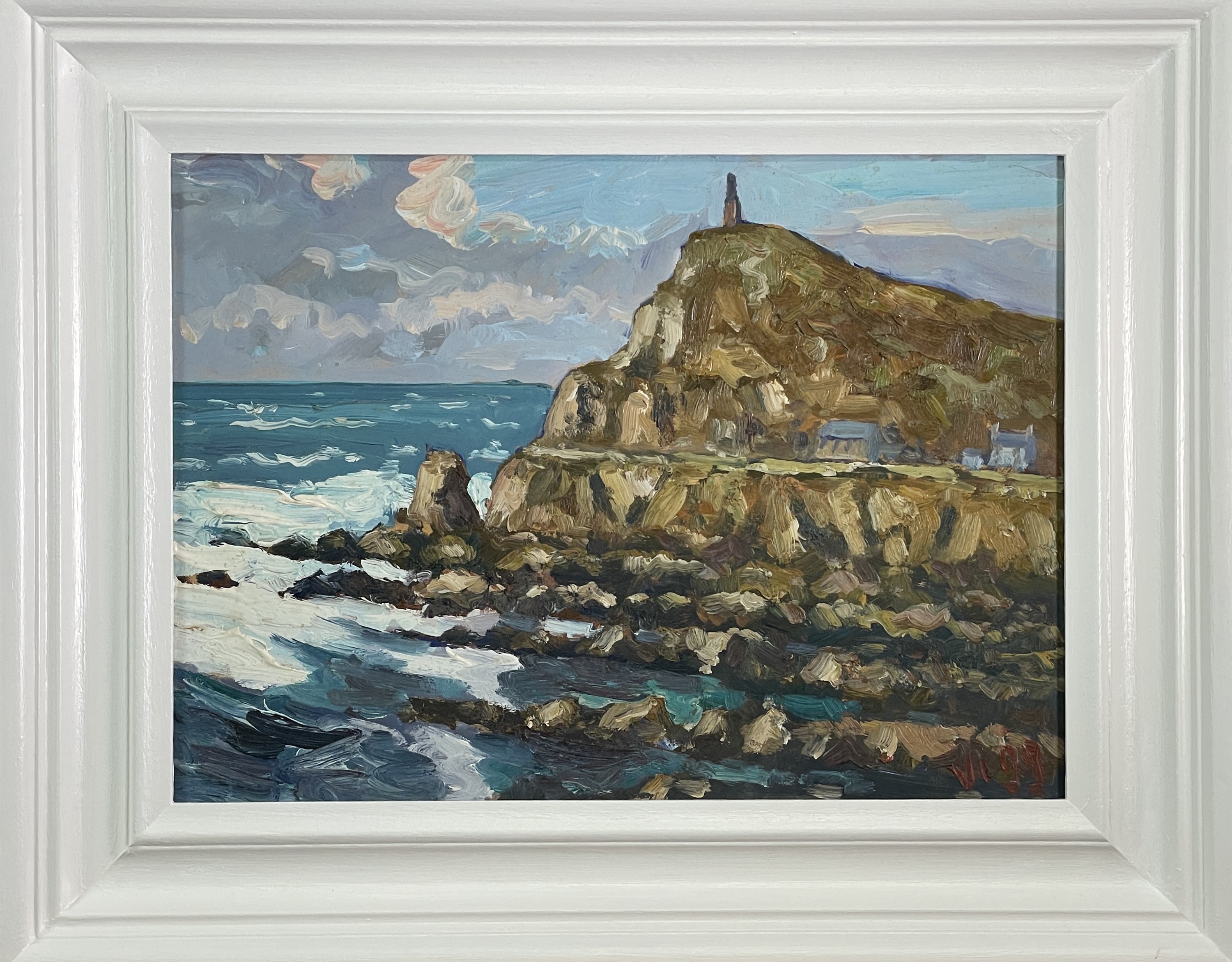 Lot 87 - Bob VIGG (1932-2001) Cape Cornwall Oil on