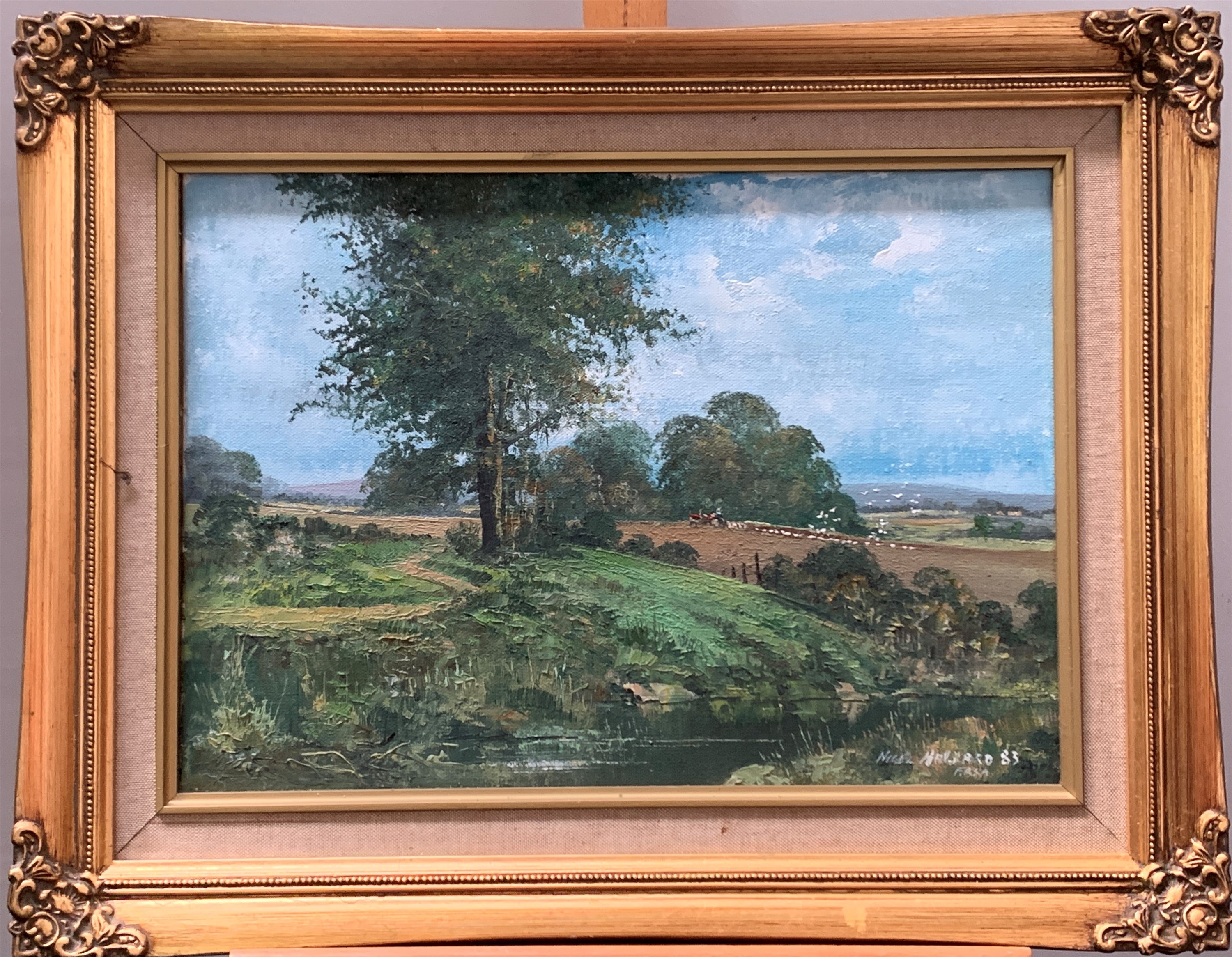 Lot 639 - Nigel HALLARD (b.1936), Landscape with