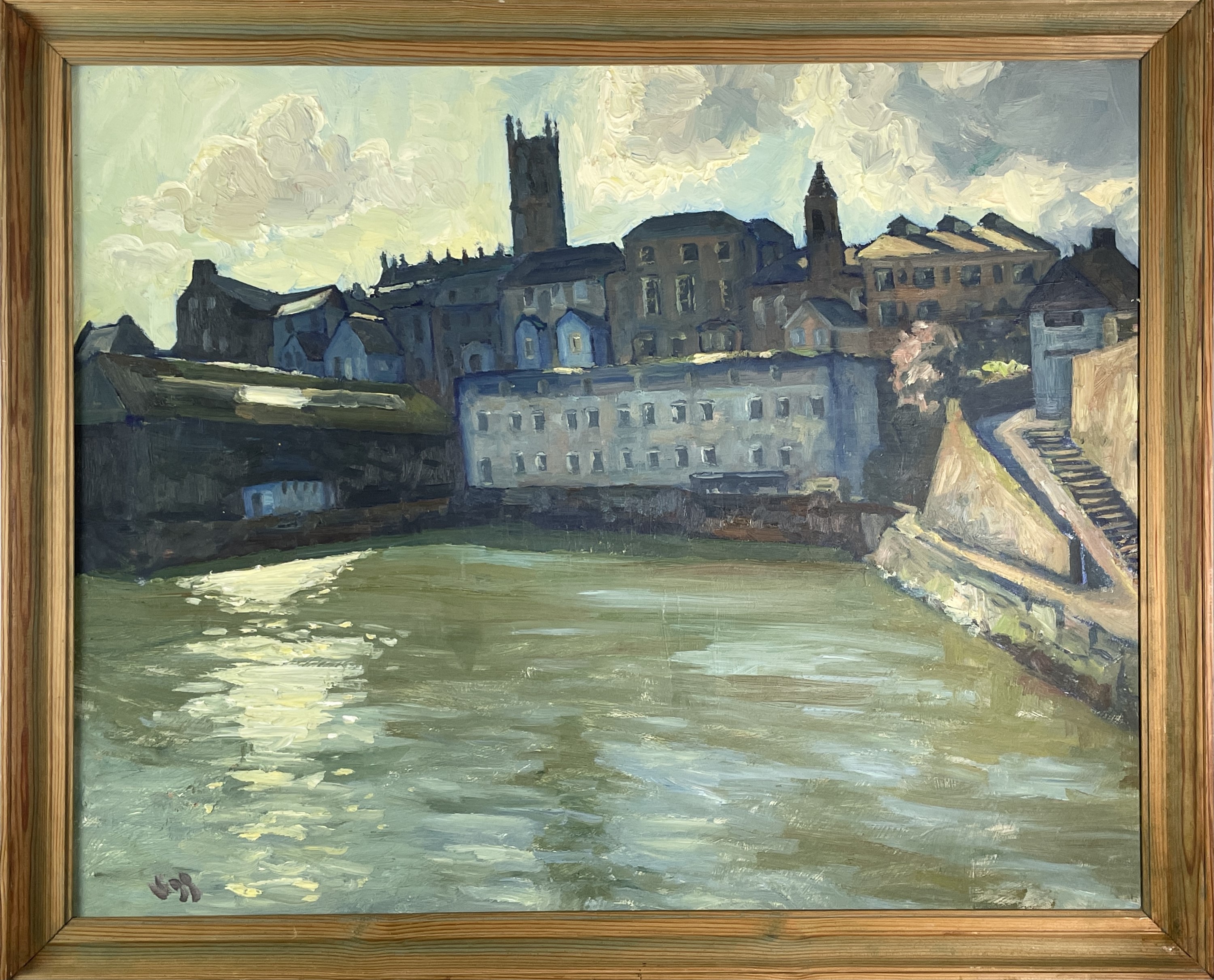 Lot 384 - Bob VIGG (1932-2001) Inner Harbour, Penzance