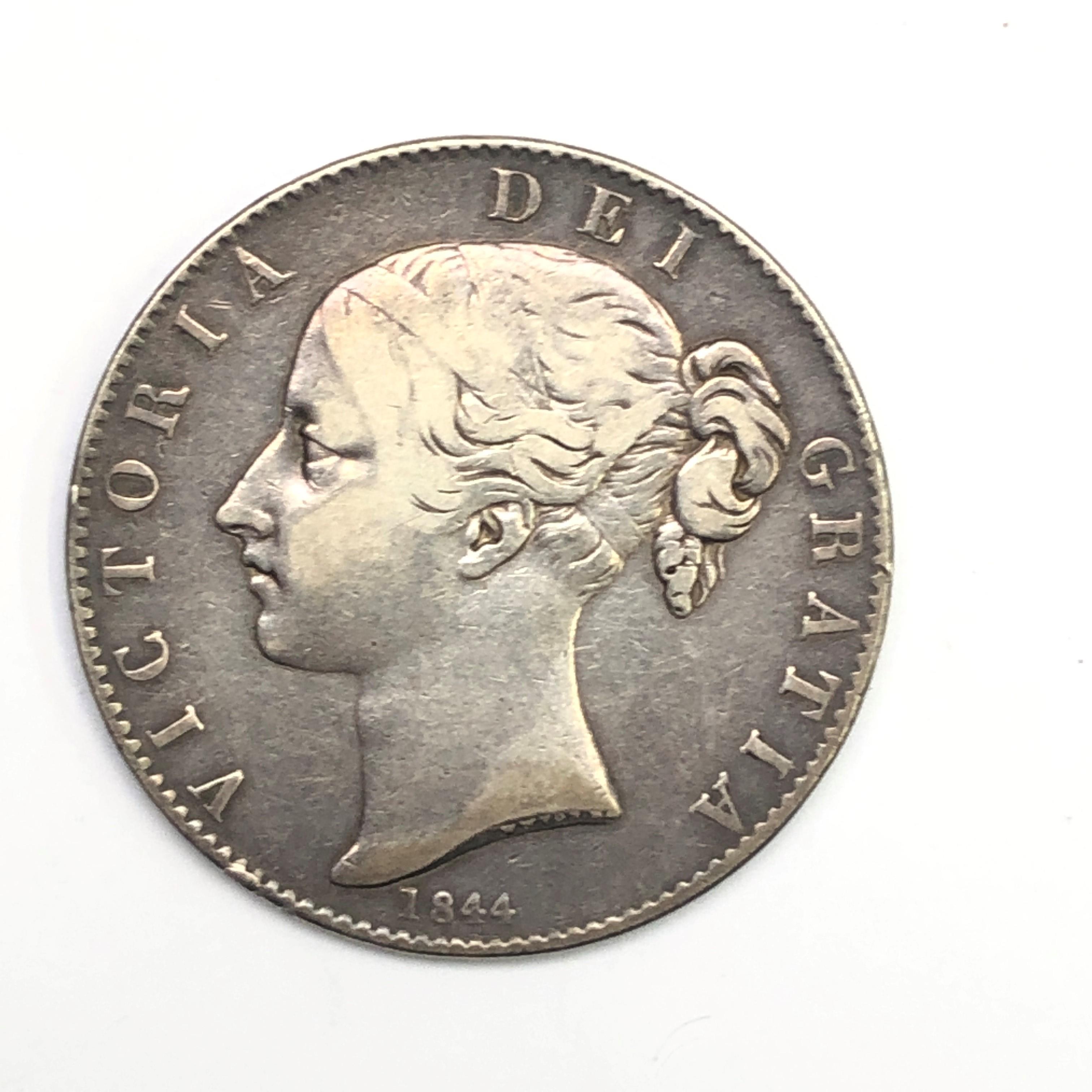 Lot 2666 - A Queen Victoria young head crown, 1844,