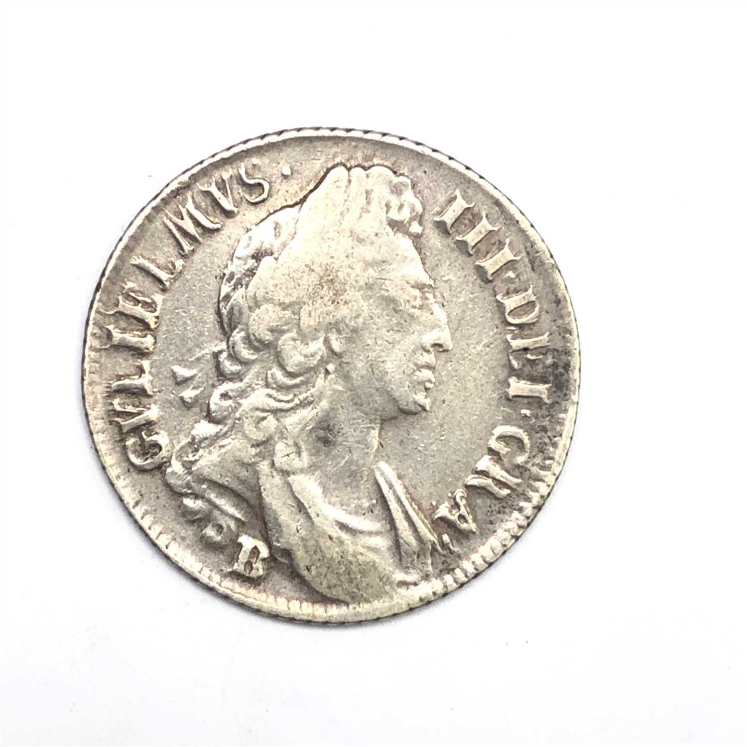 Lot 2668 - A William lll, 1697 Bristol shilling, good