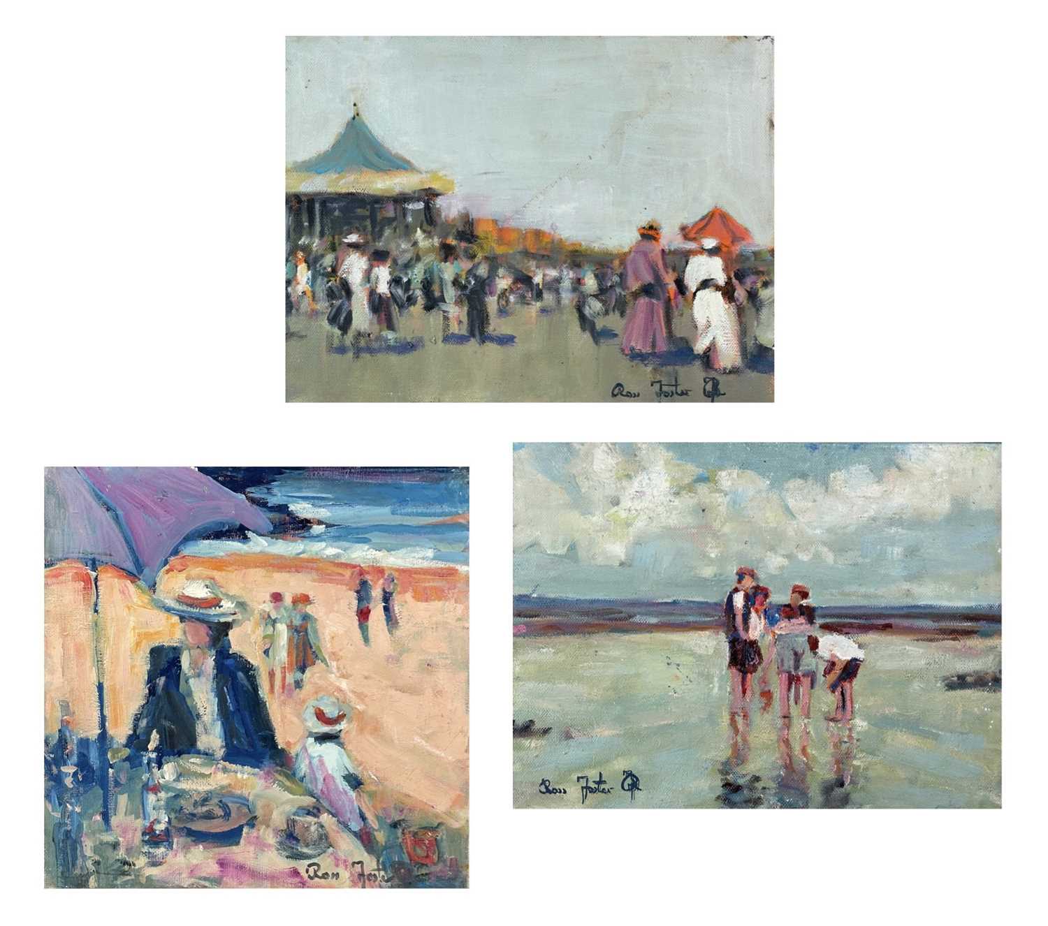 Lot 1227 - Ross FOSTER (XX-XXI) 'At the Beach', 'At
