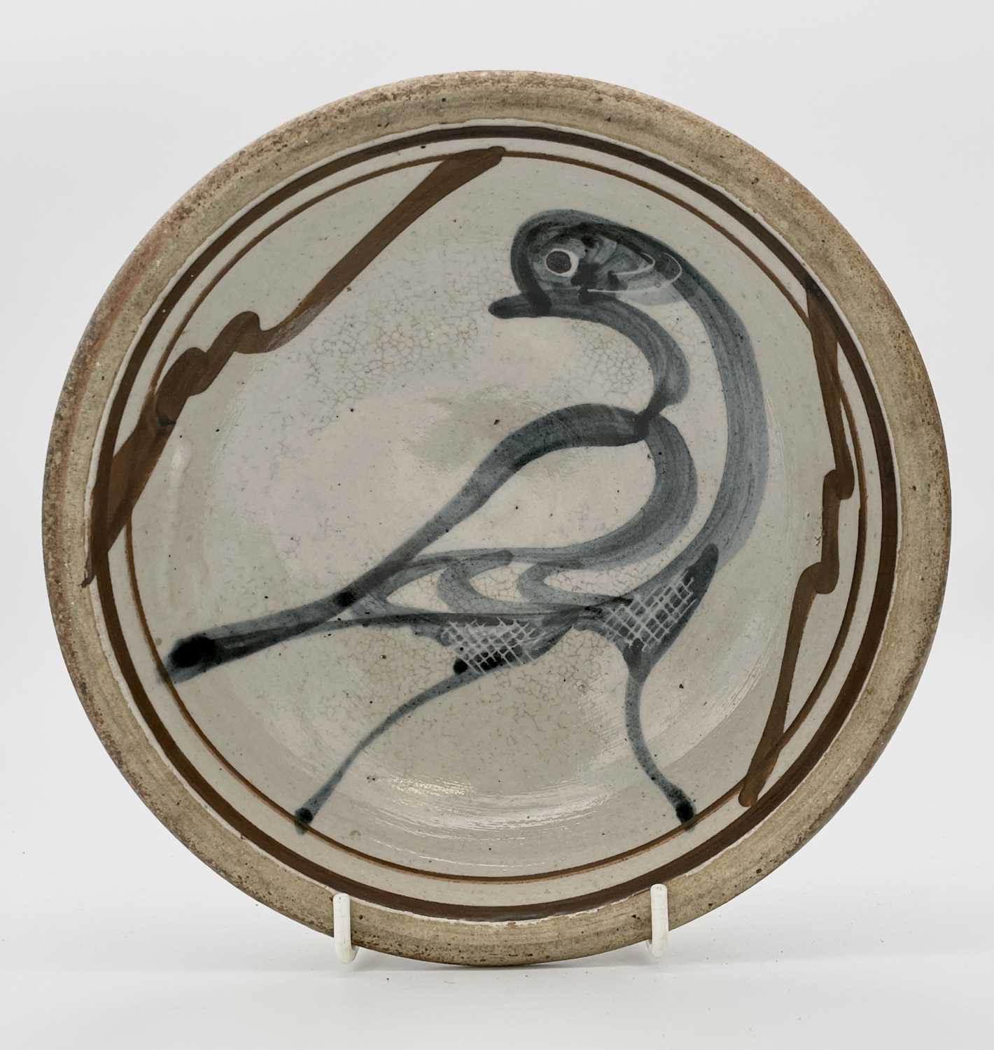 Lot 1307 - A Svend Beyer bird decorated bowl Diameter