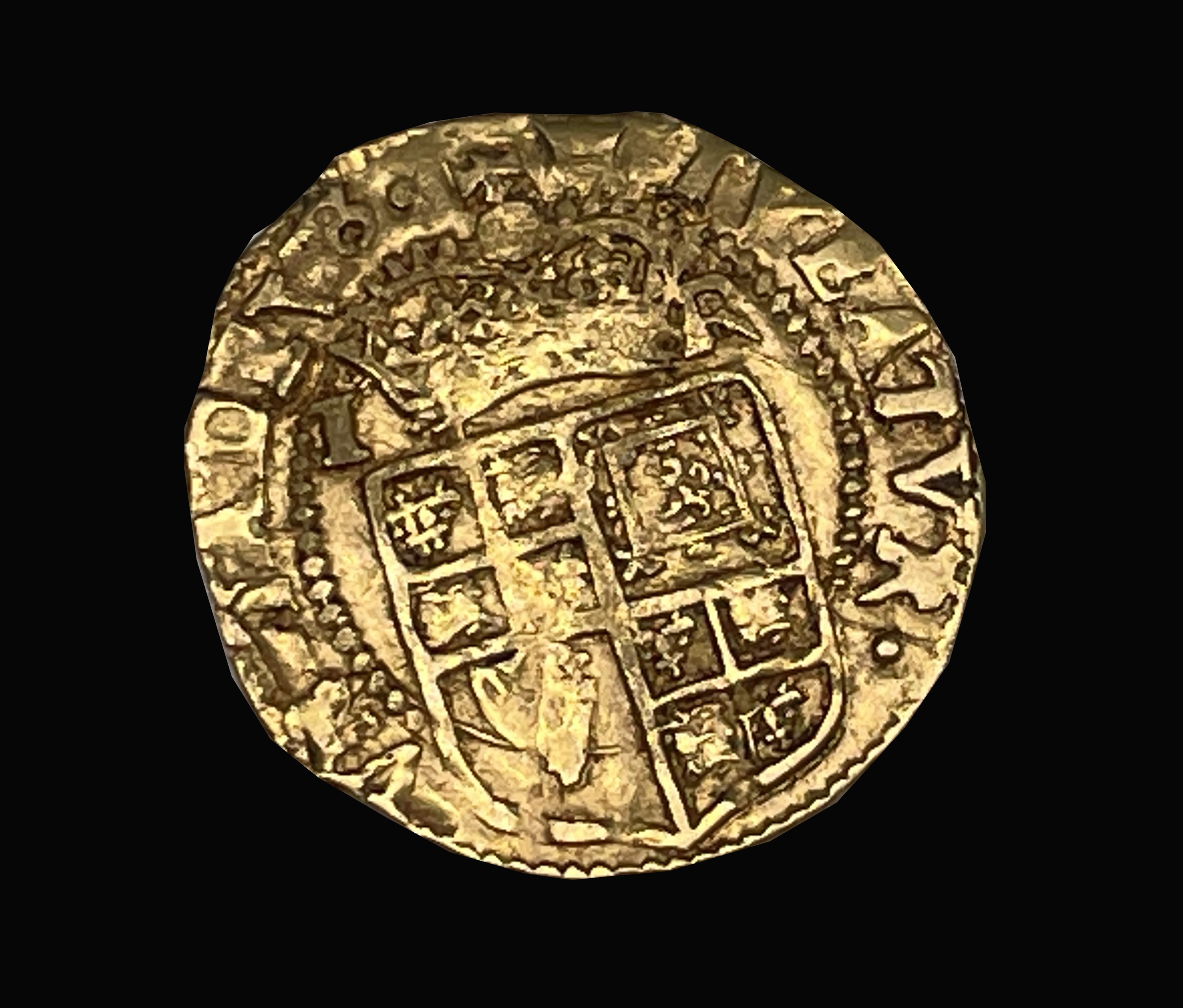 Lot 25 - Great Britain Gold Half Crown James I Coronet