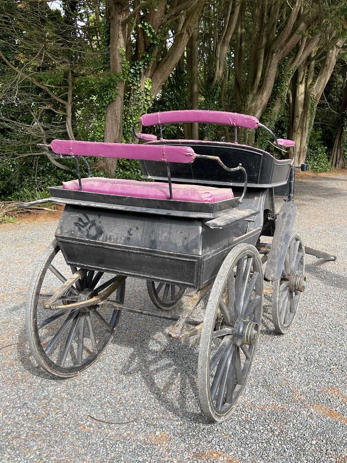 Lot 255 - A Swedish four-wheeled carriage or phaeton,