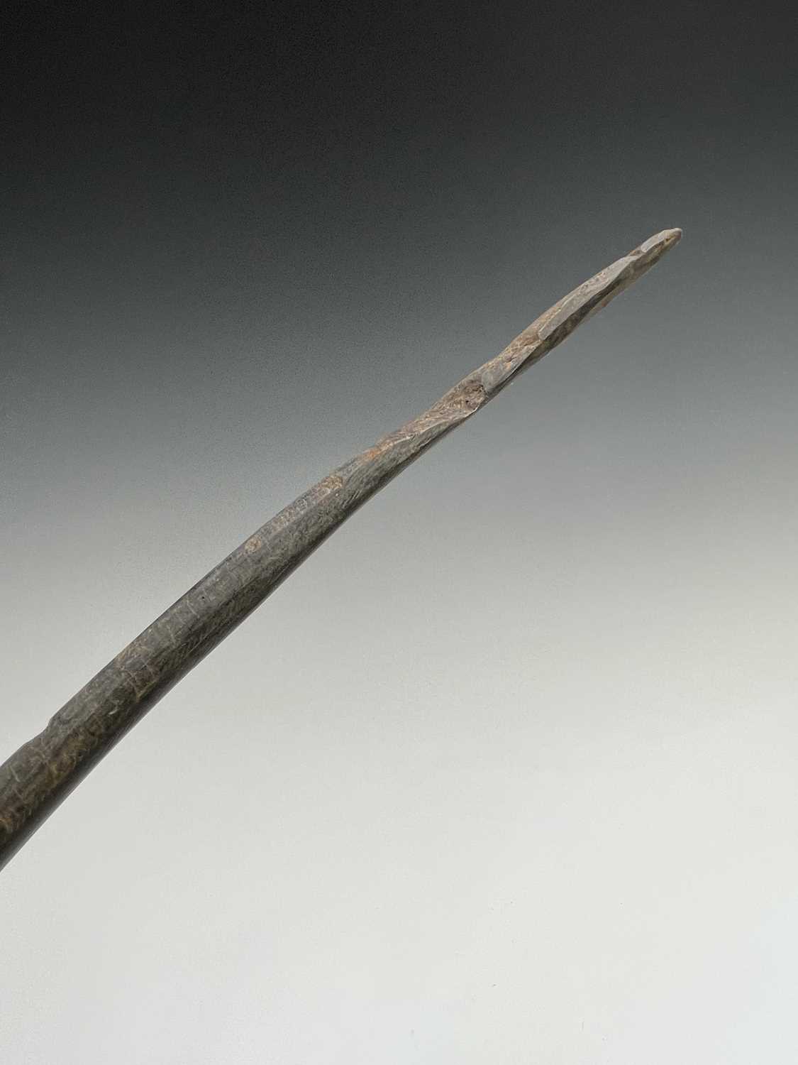 Lot 313 - A Chinese rice scythe, with buffalo horn