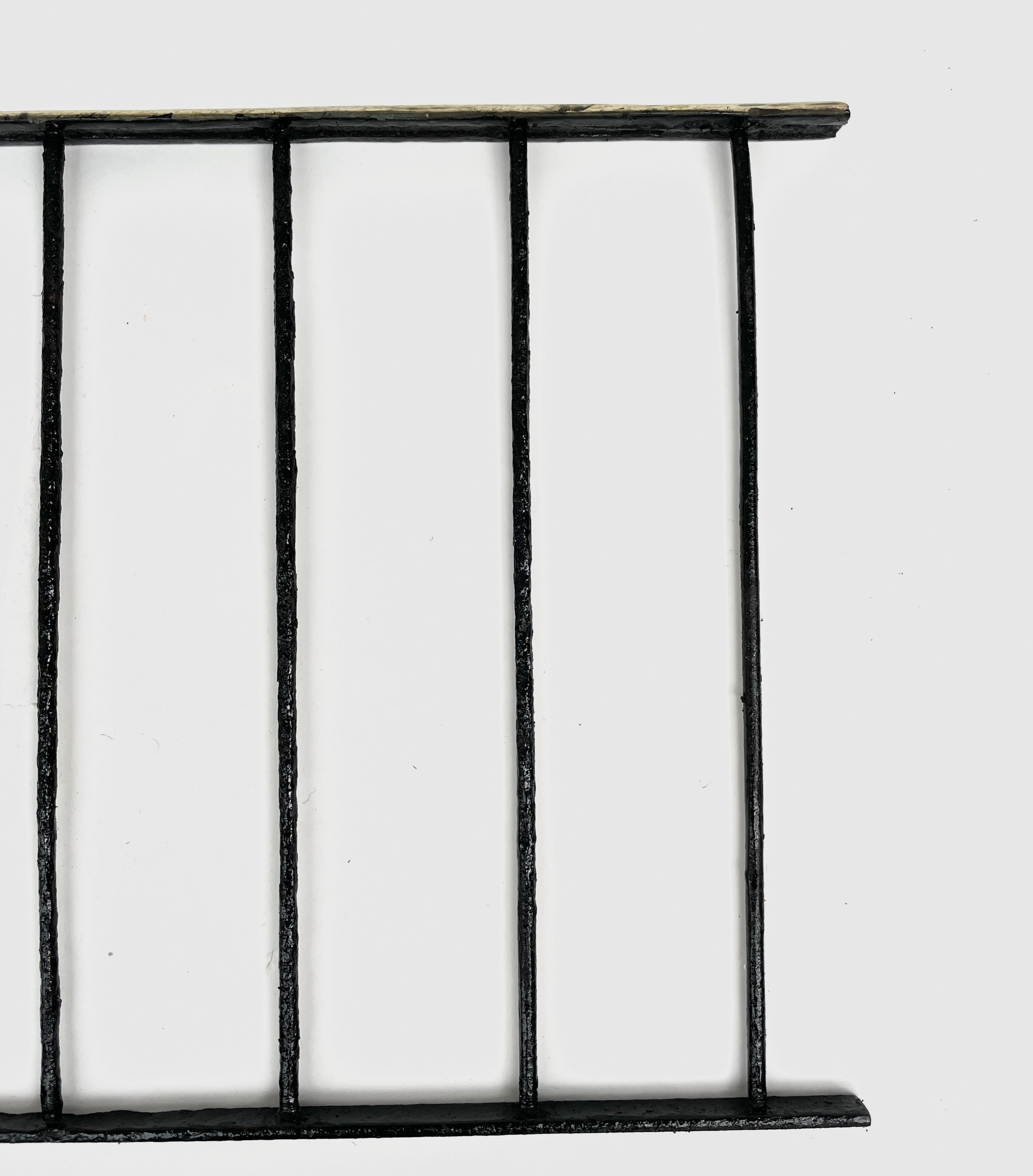 Lot 445 - A Cornish range rack, with brass mounted