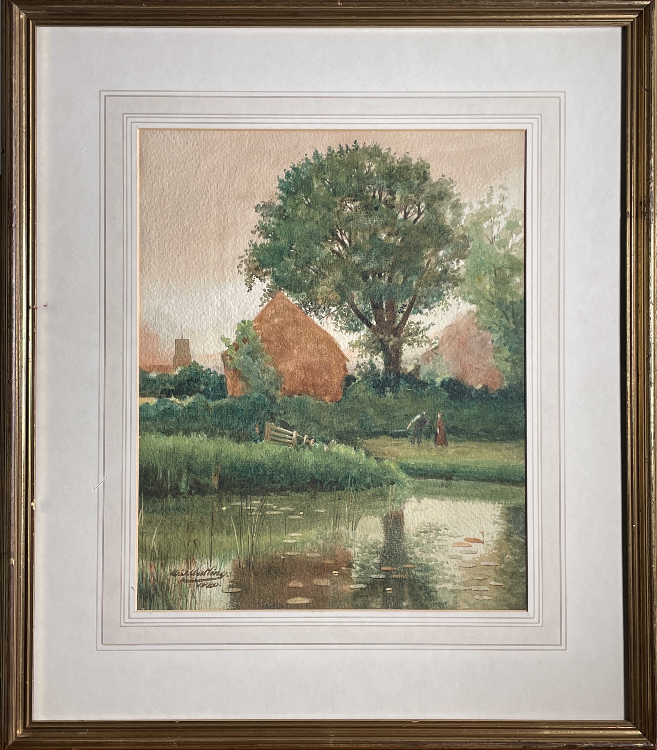 Lot 1438 - Walter Thomas WATLING (1885-1956) 'Eventide'