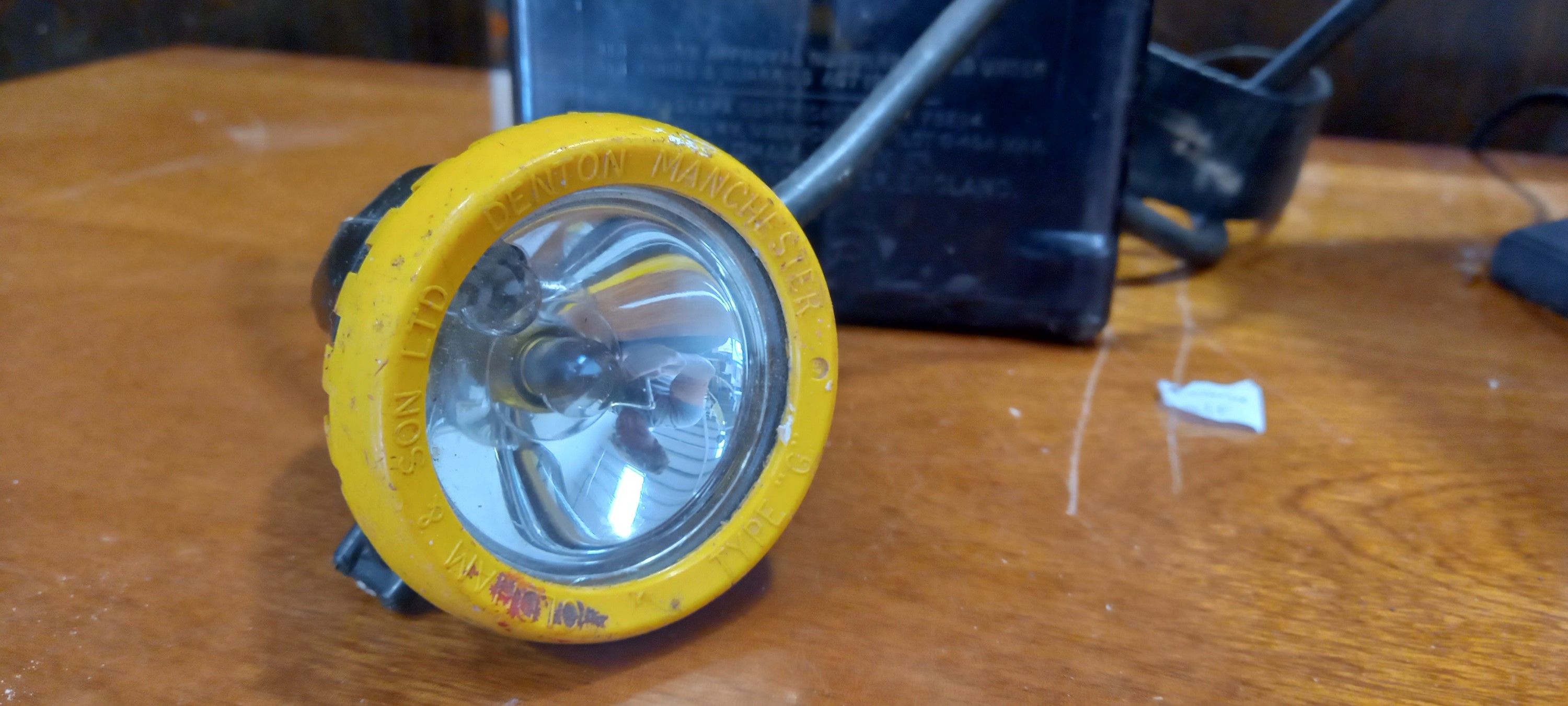 Lot 226 - An Oldham Type T battery powered miner's
