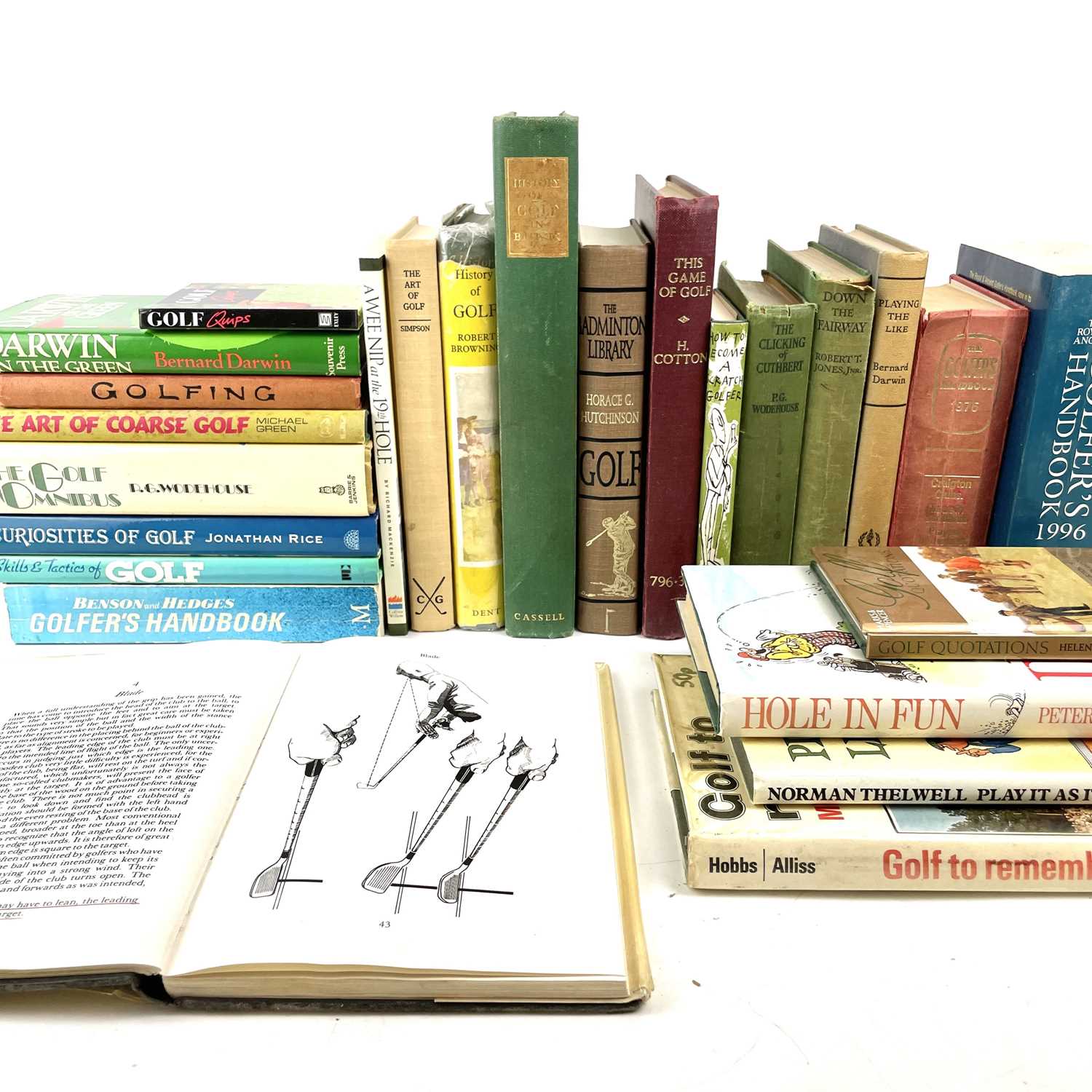 Lot 389 - Twenty-four books on Golf.