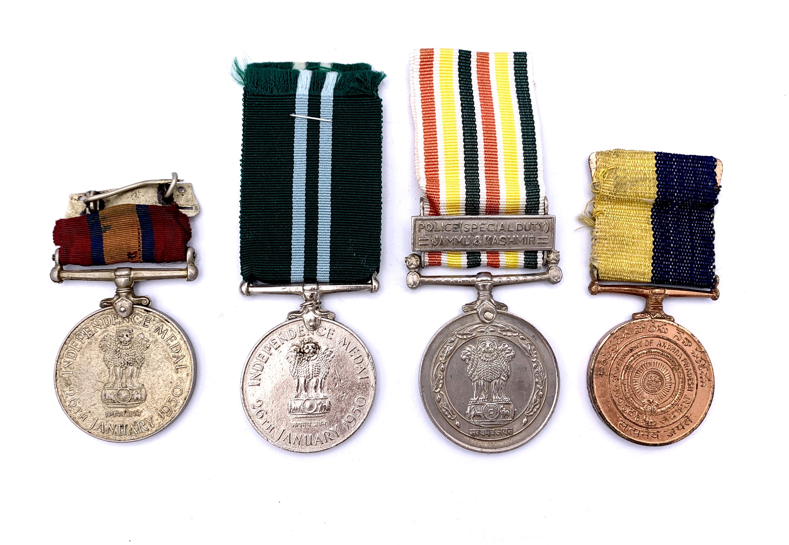 Lot 148 - India Police Medals. Police Independence