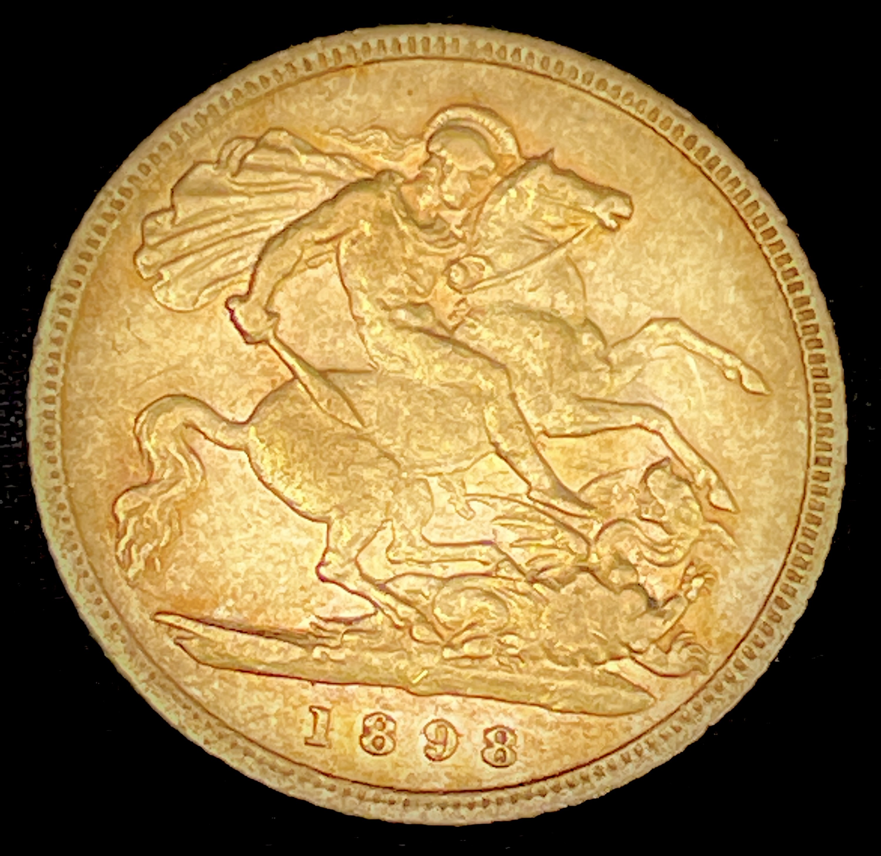 Lot 180 - Half Sovereign 1898 Almost Extremely Fine