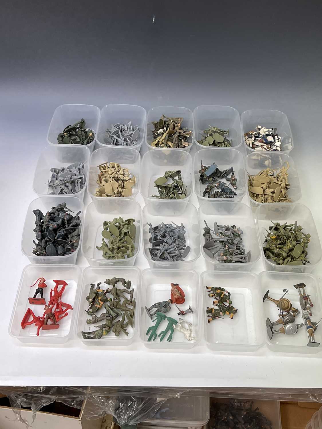 Lot 631 - 1960s-1980s Plastic Soldiers. Large quantity