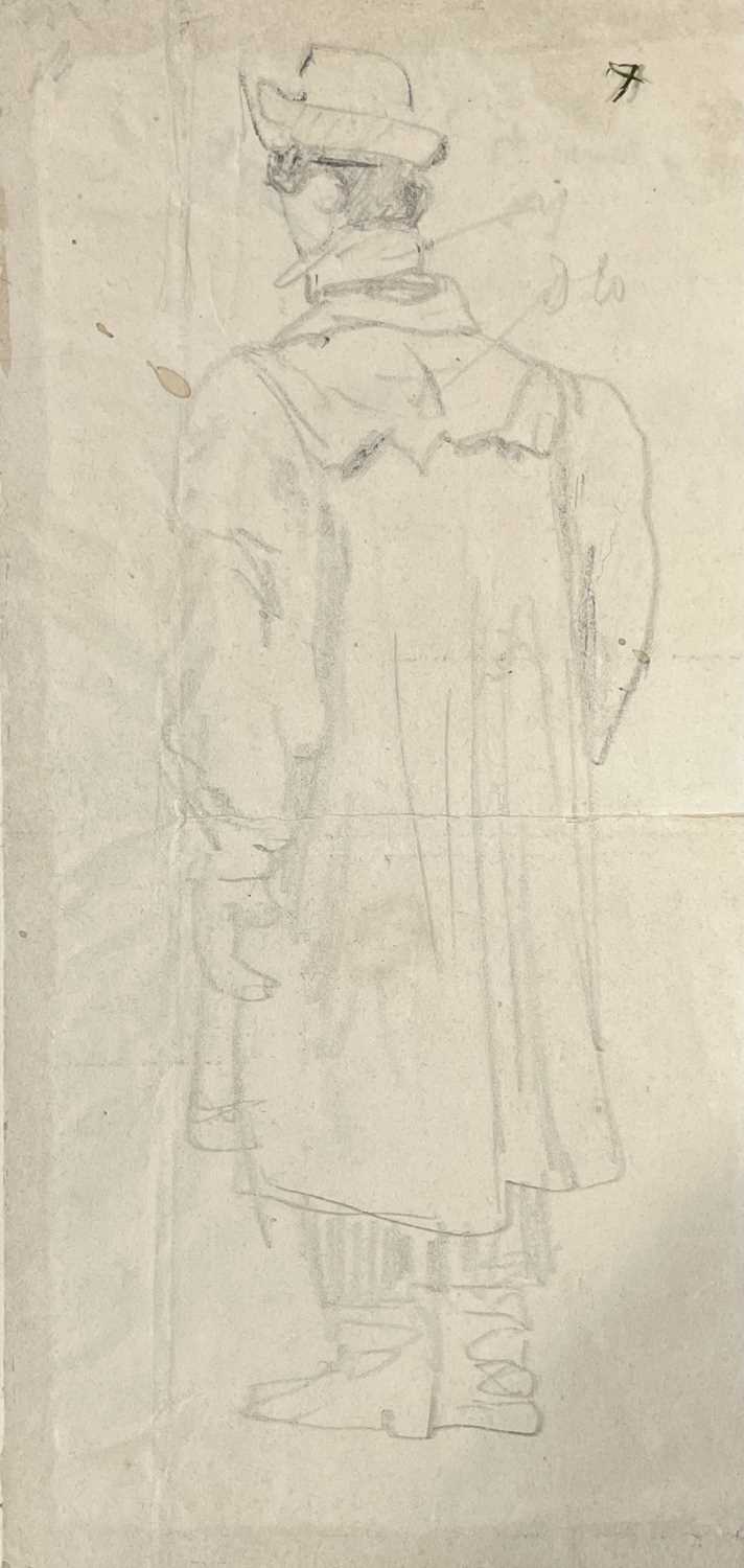 Lot 1240 - John I VARLEY (1778-1842) Pencil sketch