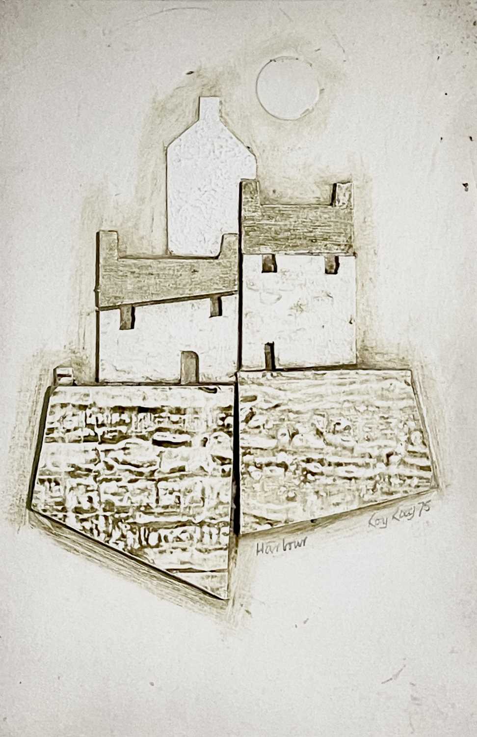 Lot 391 - Roy RAY (1936 - 2021) Harbour Relief Mixed