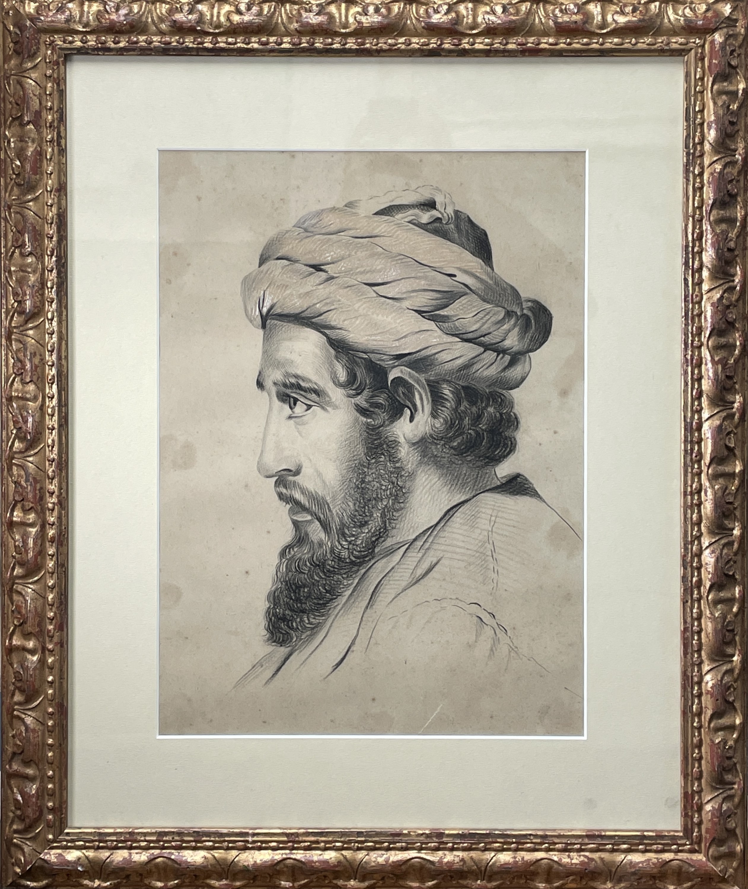 Lot 1032 - Pencil drawing 'The Turks Head', circa 1900-