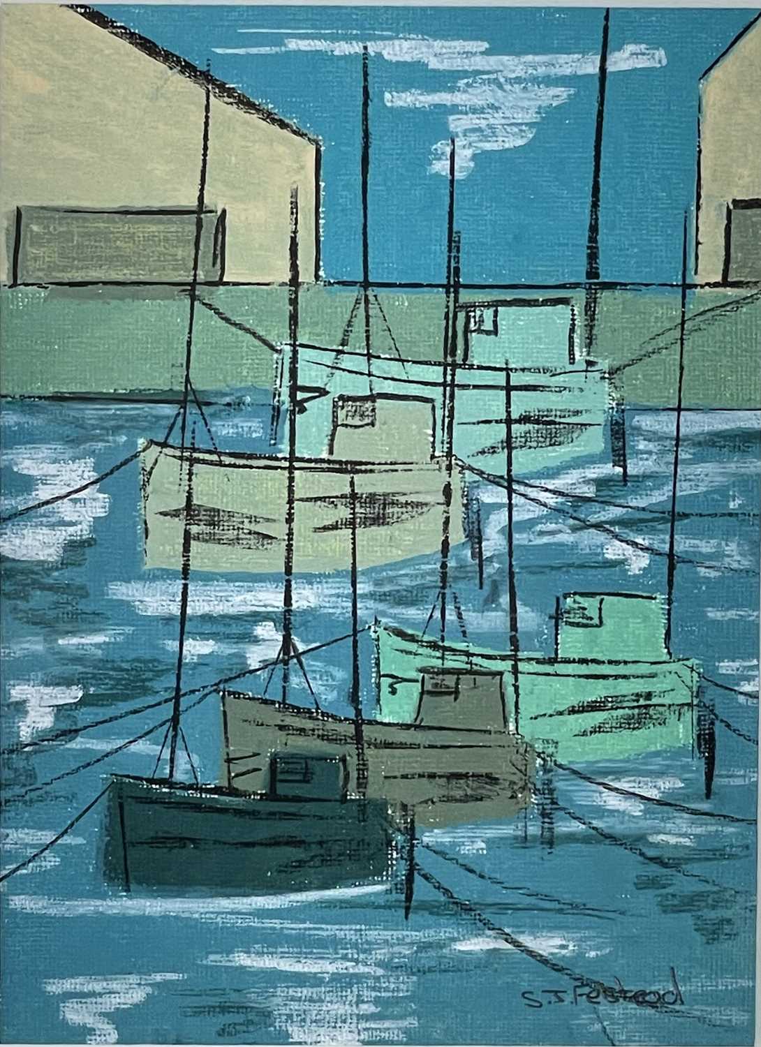 Lot 337 - Stephen FELSTEAD (1957) Fish Market Newlyn