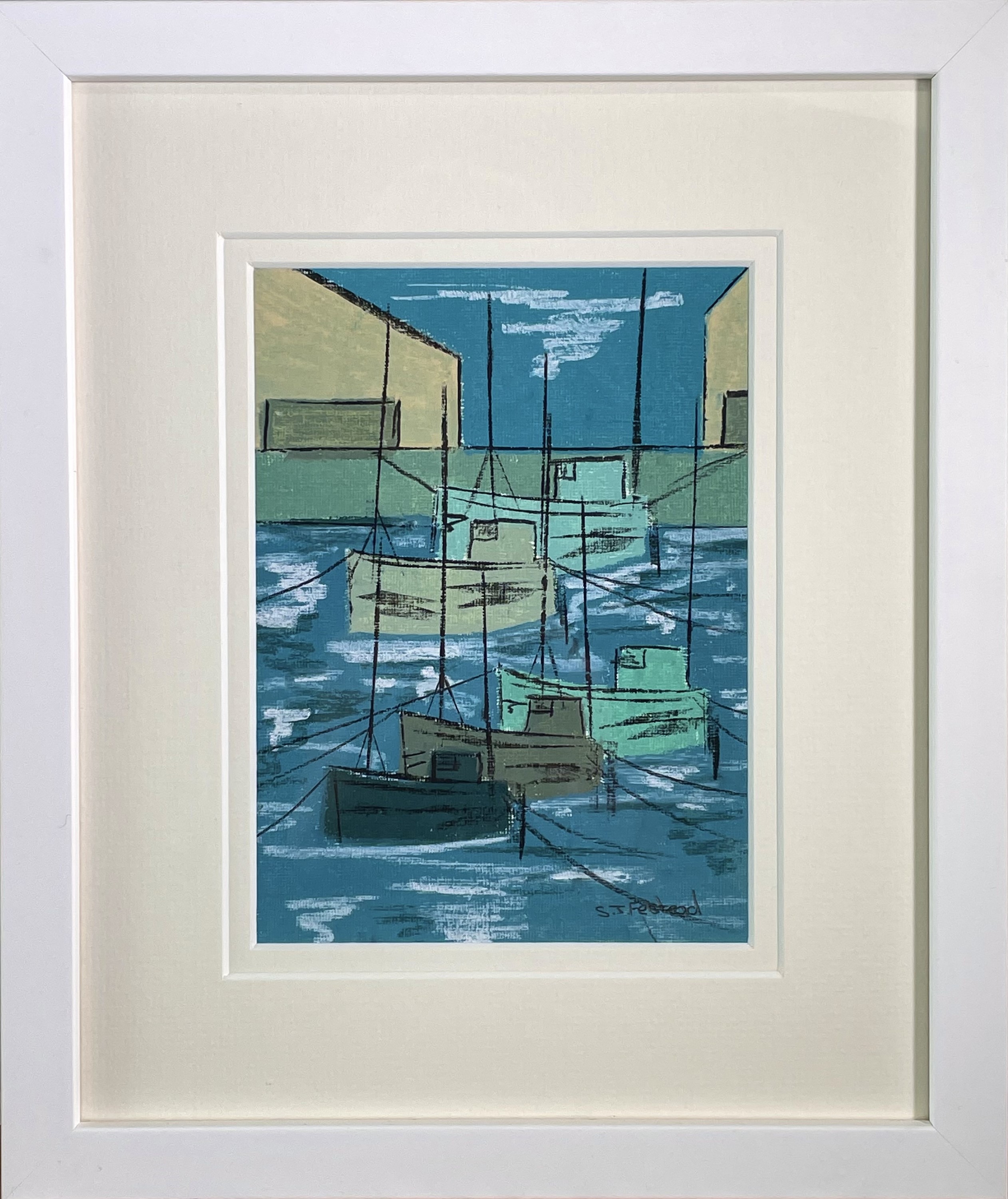 Lot 337 - Stephen FELSTEAD (1957) Fish Market Newlyn