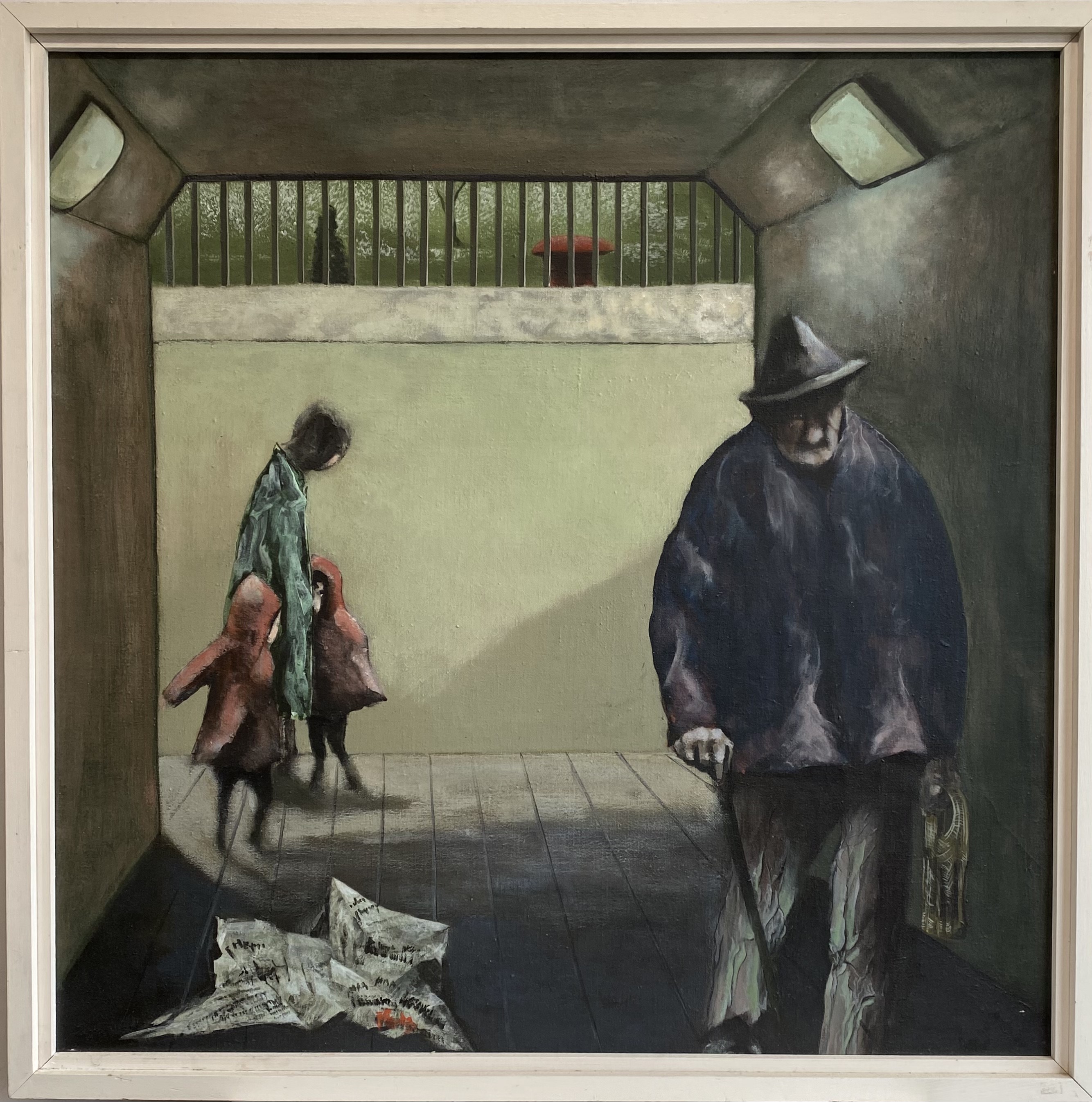 Lot 244 - Julian DYSON (1936-2003) The Underpass Oil