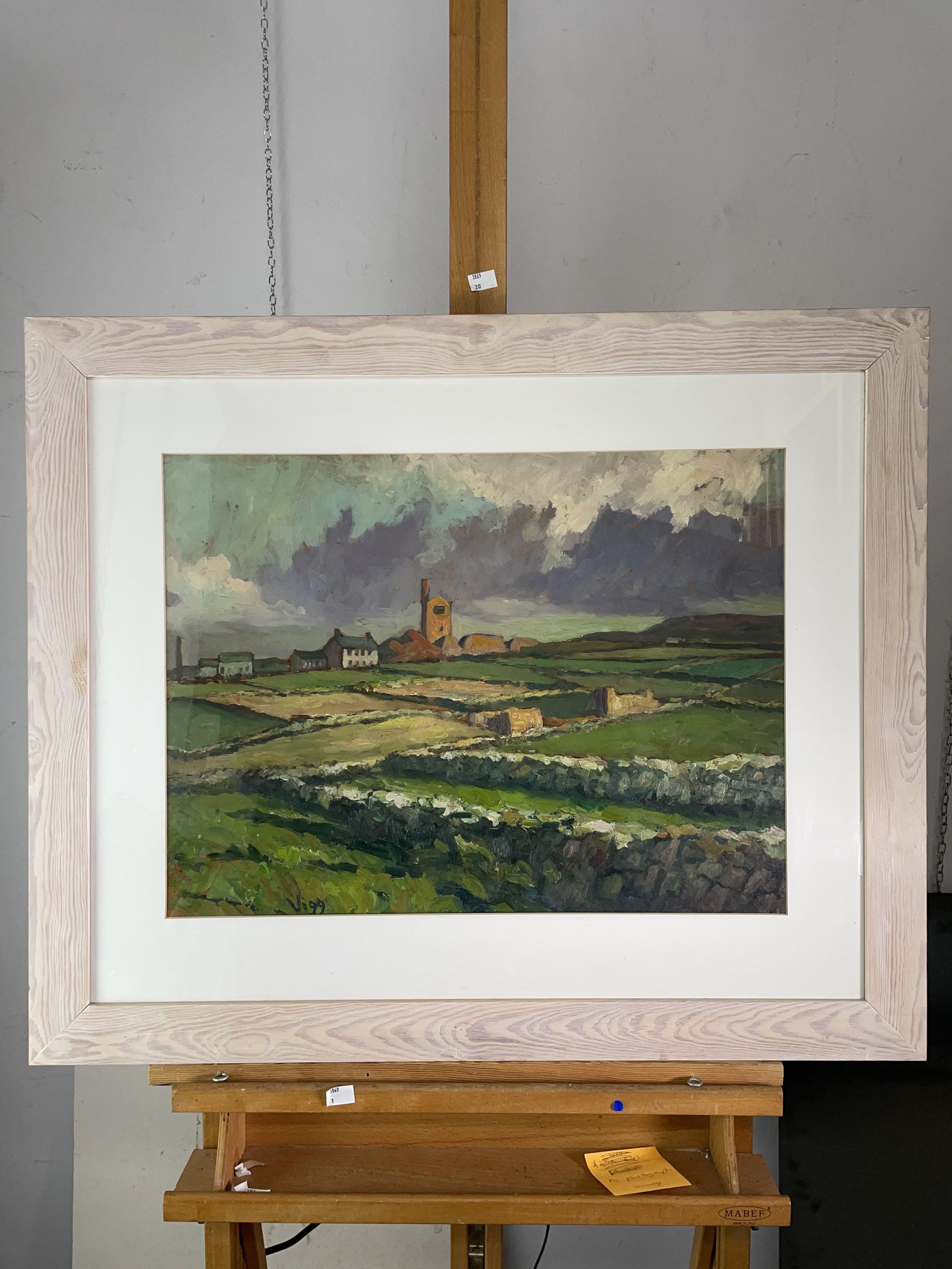 Lot 136 - Bob VIGG (1932-2001) Cornish Landscape Oil